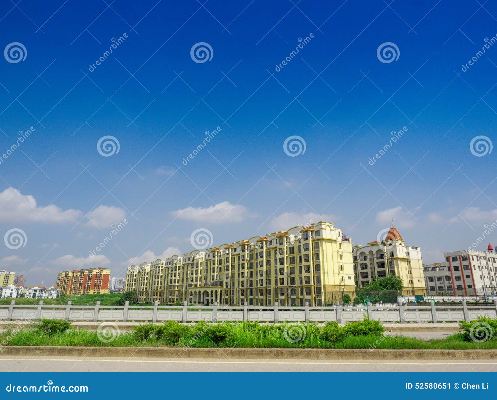 Town Scenery stock image. Image of environment, villa - 52580651