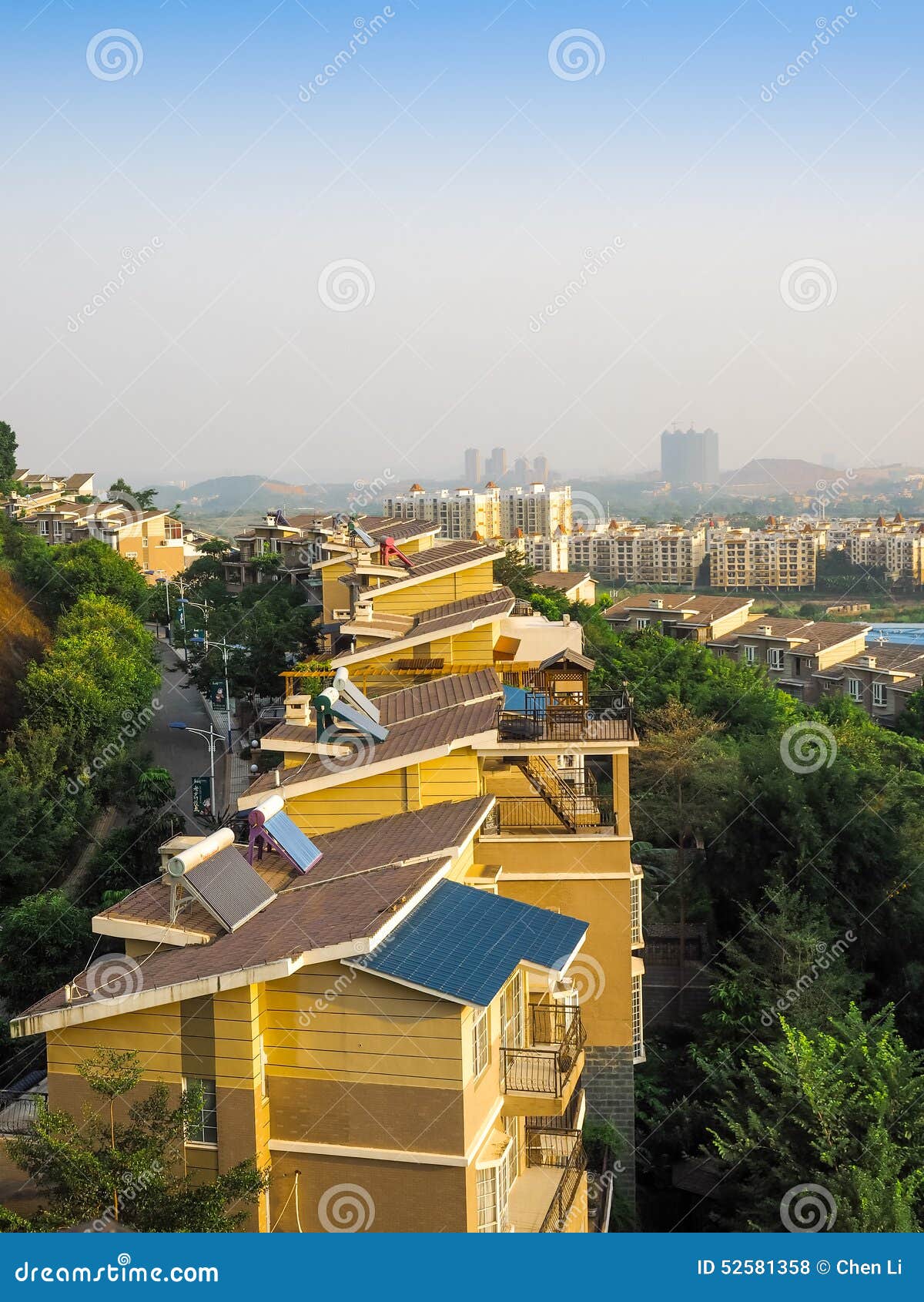 Town Scenery editorial stock photo. Image of residents - 52581358