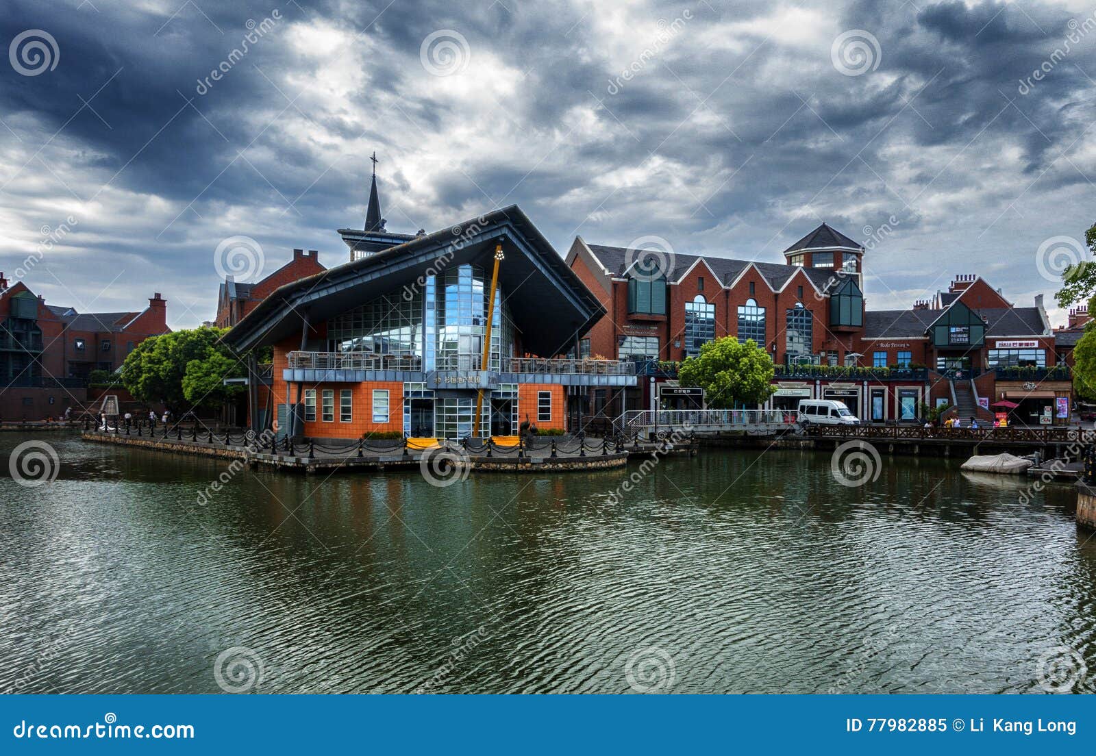 Town scenery editorial image. Image of asia, roofed, tile - 77982885