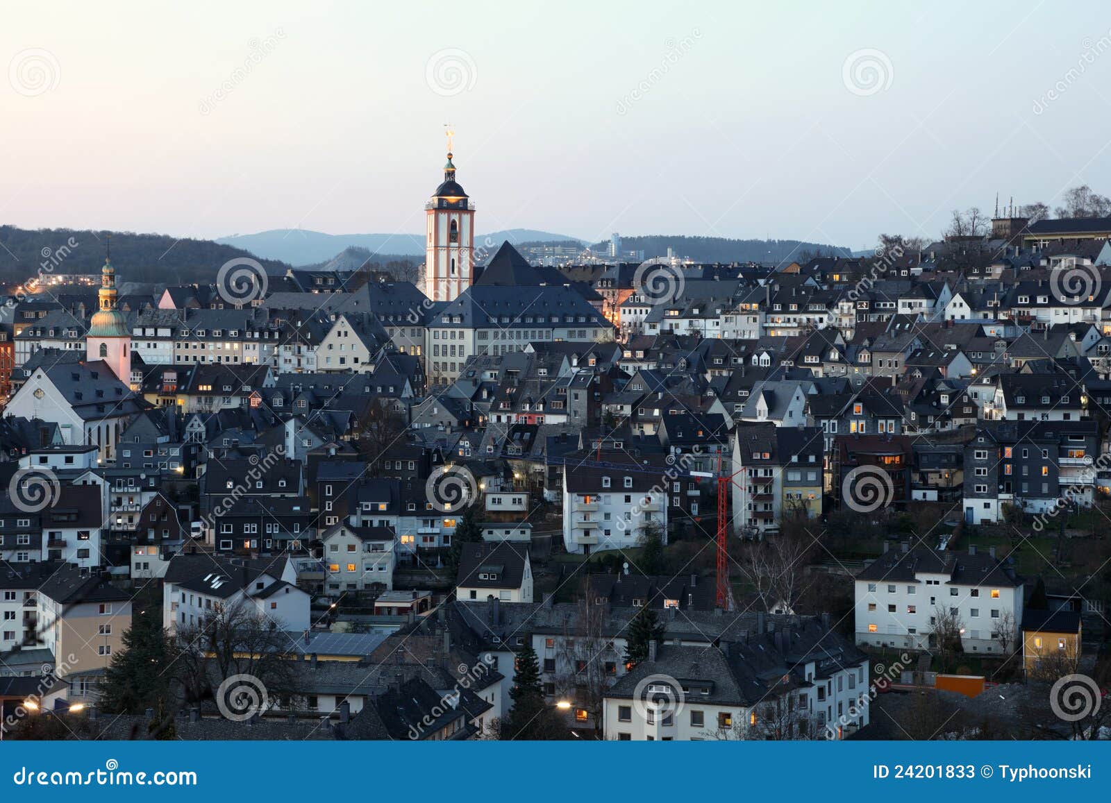 Town Siegen, Germany stock image. Image of german, spring - 24201833