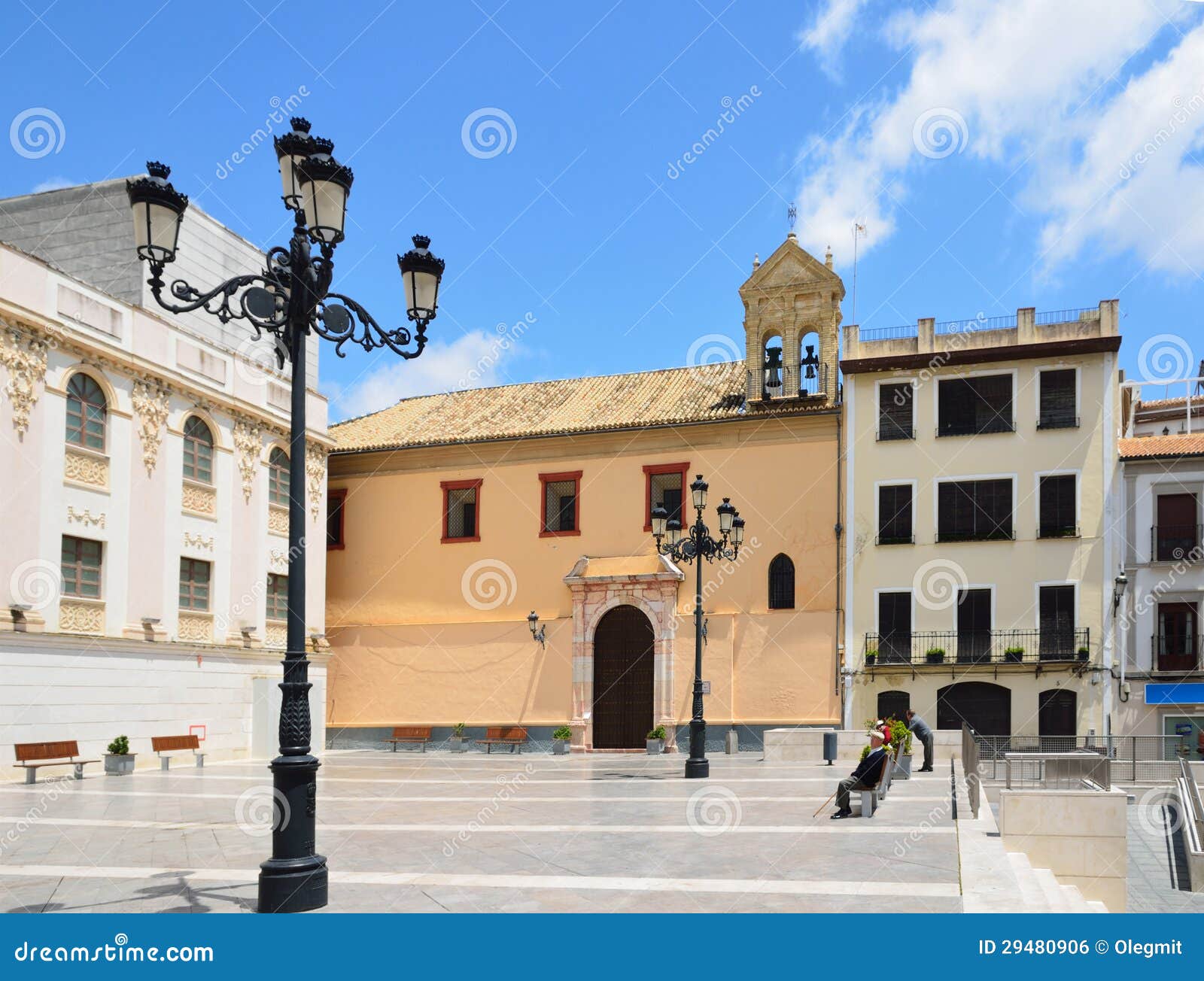 The Town Square in Montilla Editorial Photo - Image of people, montilla ...