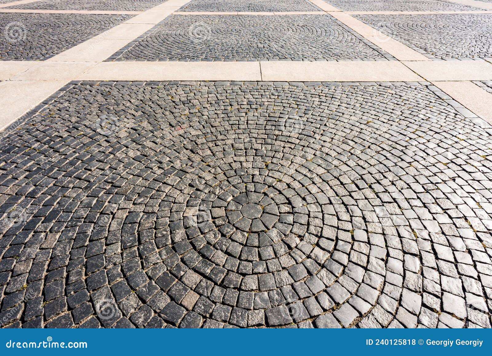 Town Square Paved with Stone Stock Photo - Image of road, backgrounds ...