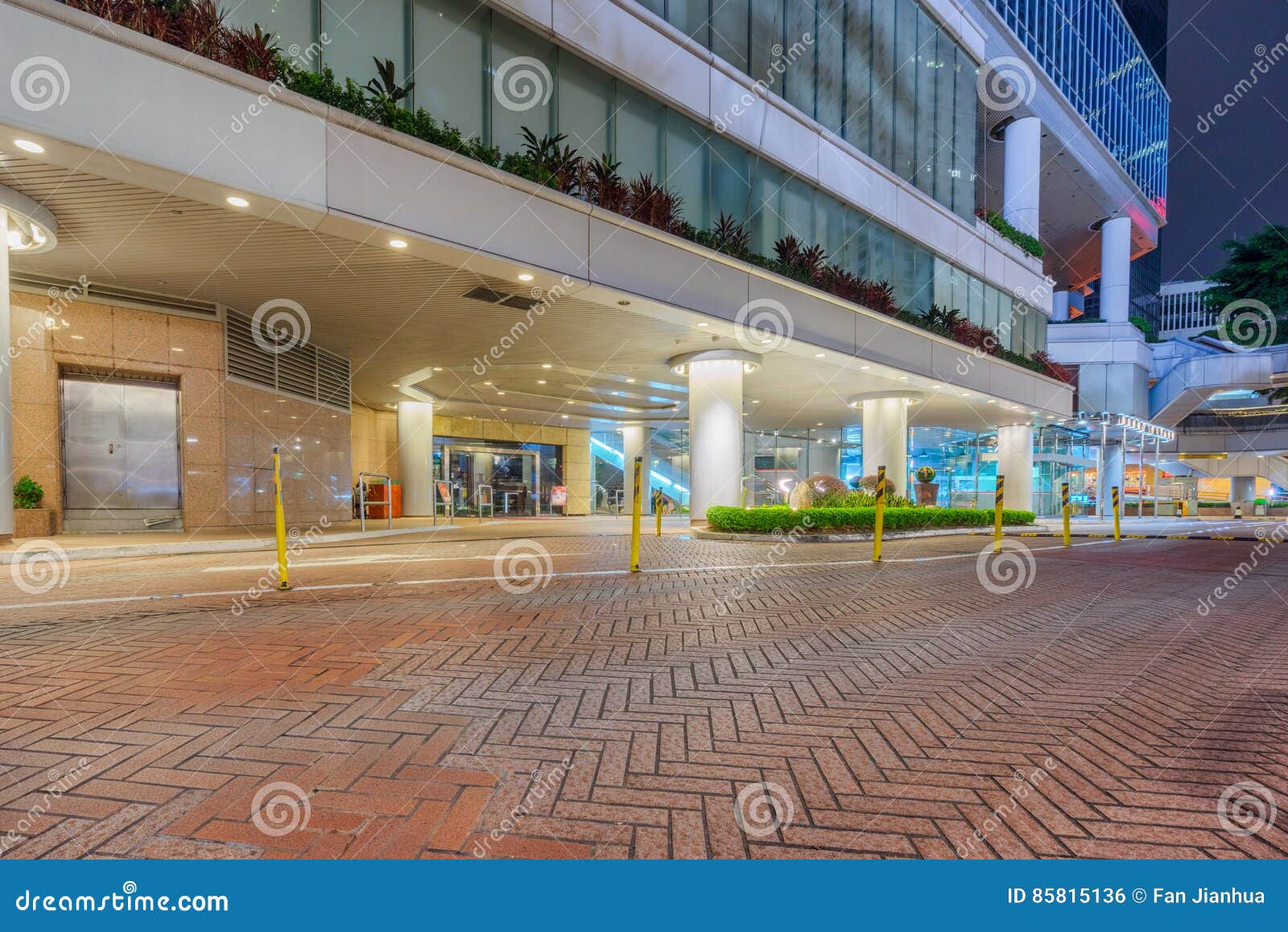 Town square in Shenzhen stock photo. Image of glass, business - 85815136