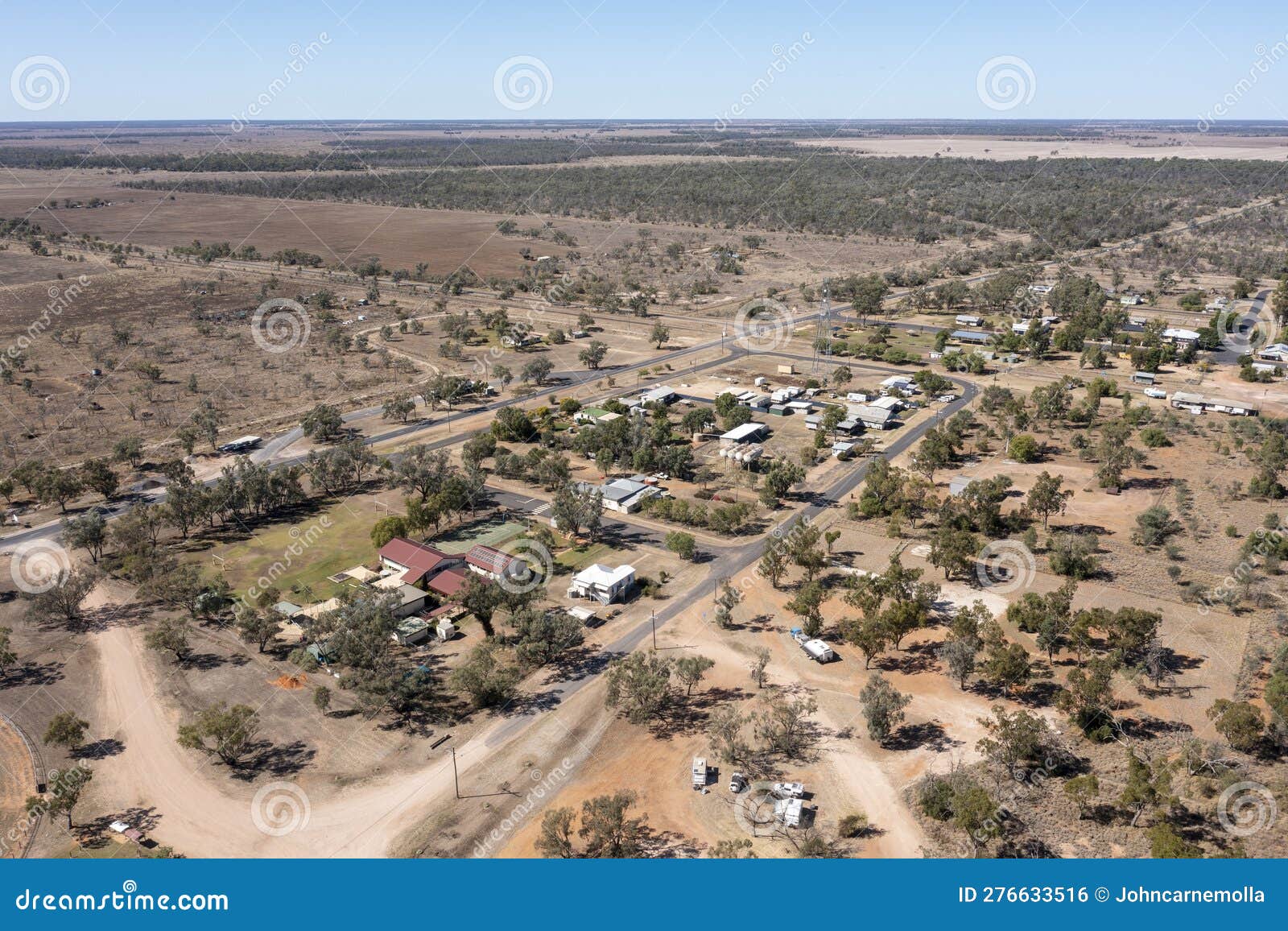 Town of Thallon stock photo. Image of thallon, southern - 276633516