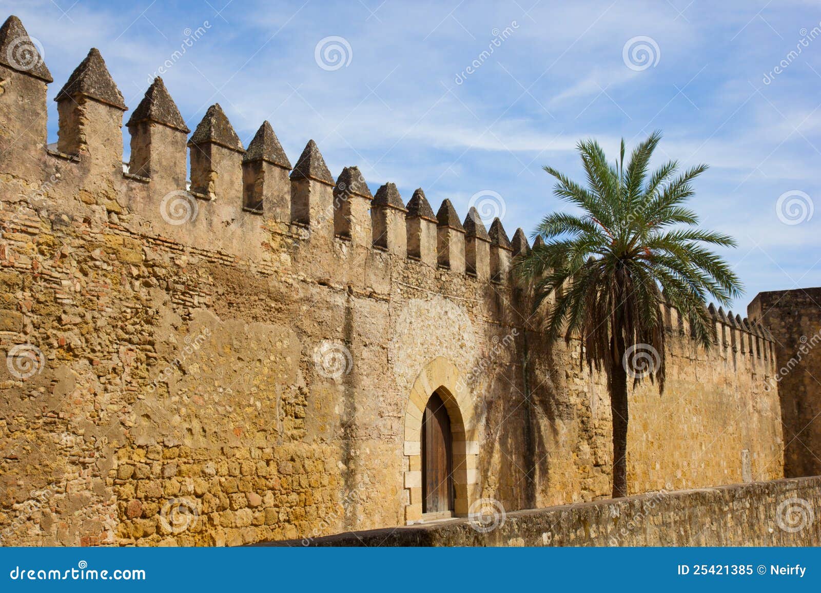 Town Wall of Ancient Cordoba, Spain Stock Image - Image of landmark ...