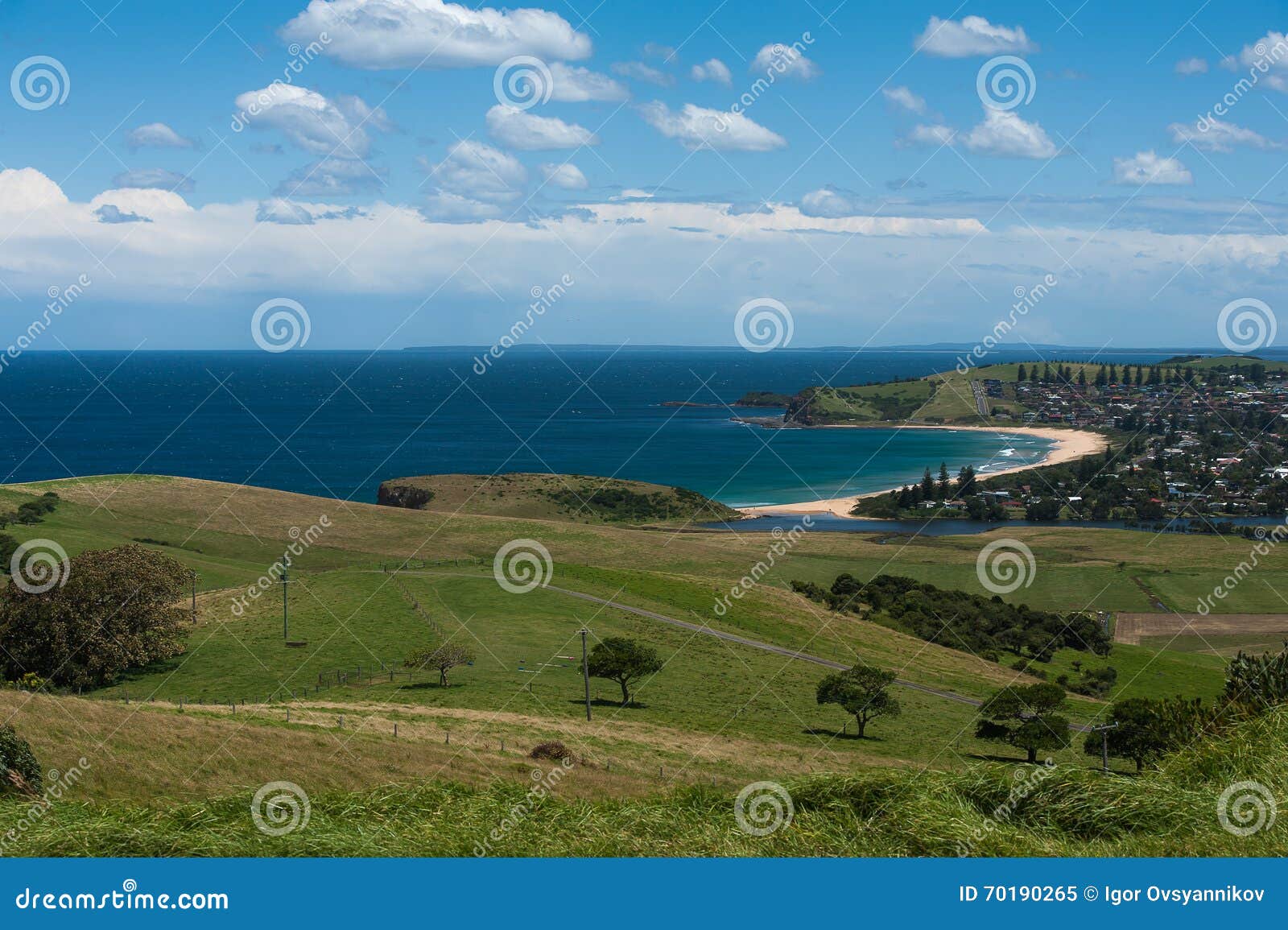 Town Werri Beach, Australia Stock Image - Image of sand, scene: 70190265