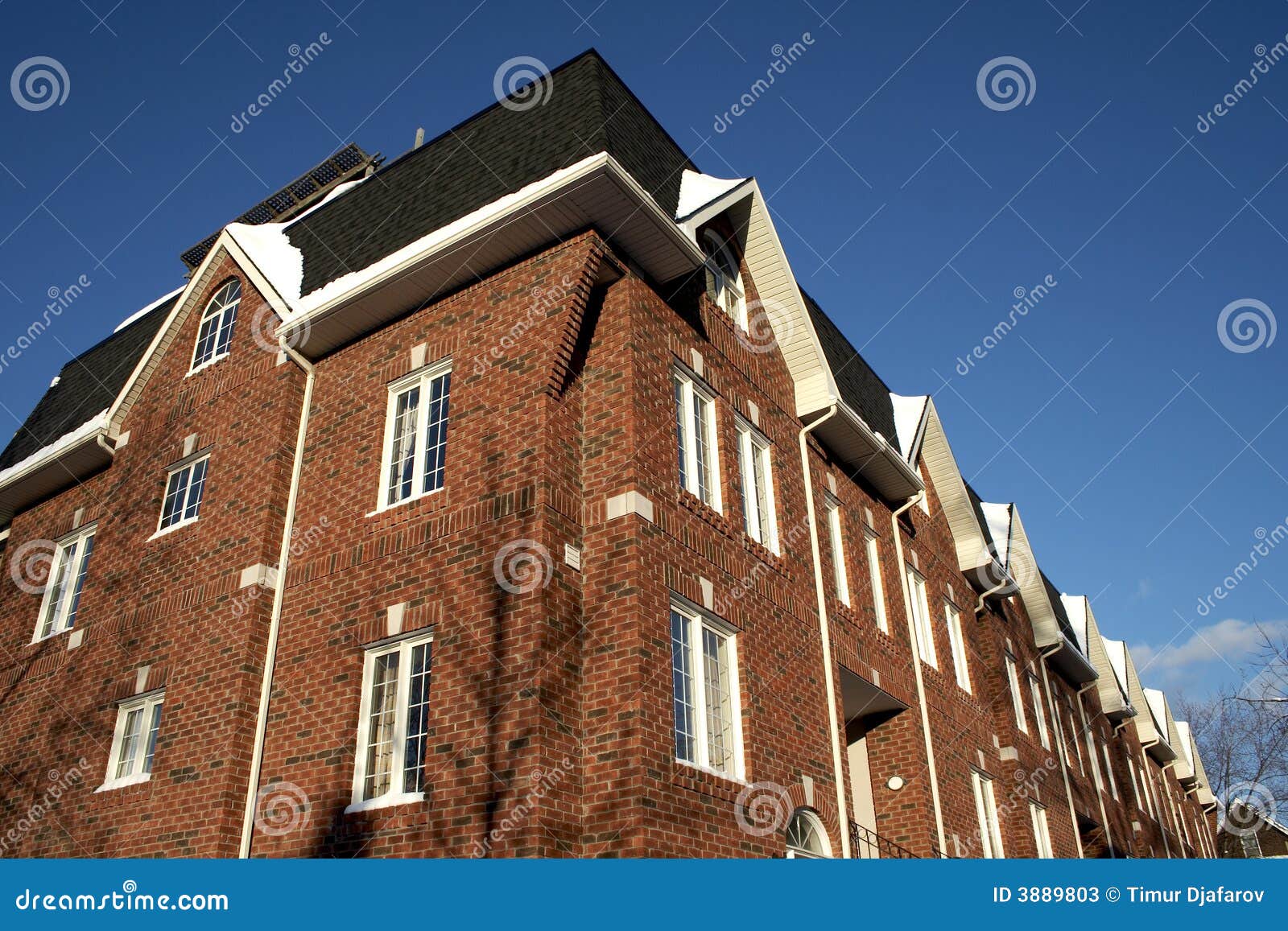 Townhouse in Downtown Toronto Stock Image - Image of canada, nature ...