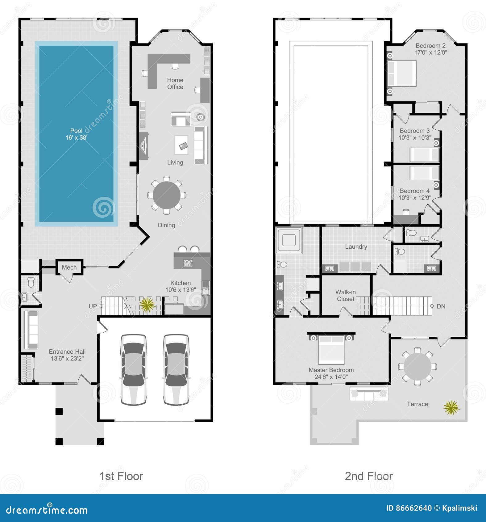 Residential house plan drawing - insidesop