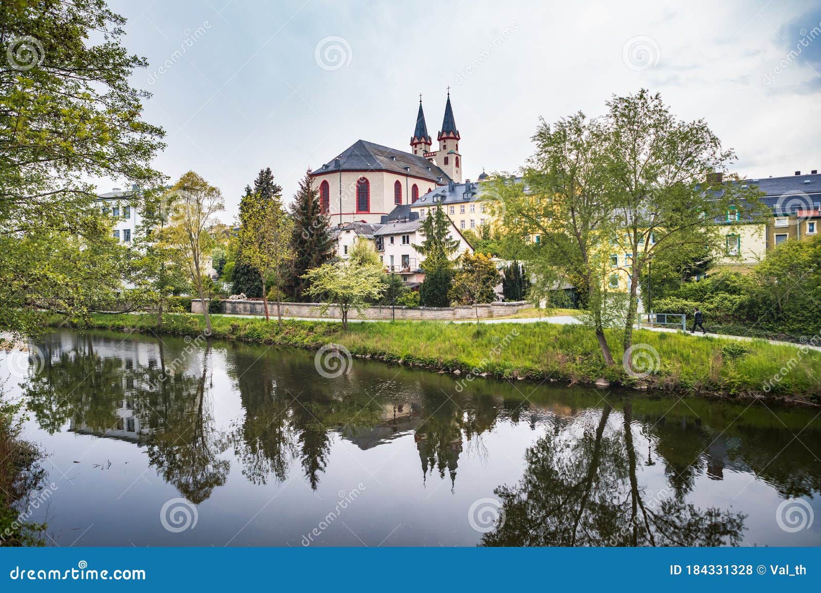 Townscape of Hof in Bavaria Editorial Stock Photo - Image of landscape ...