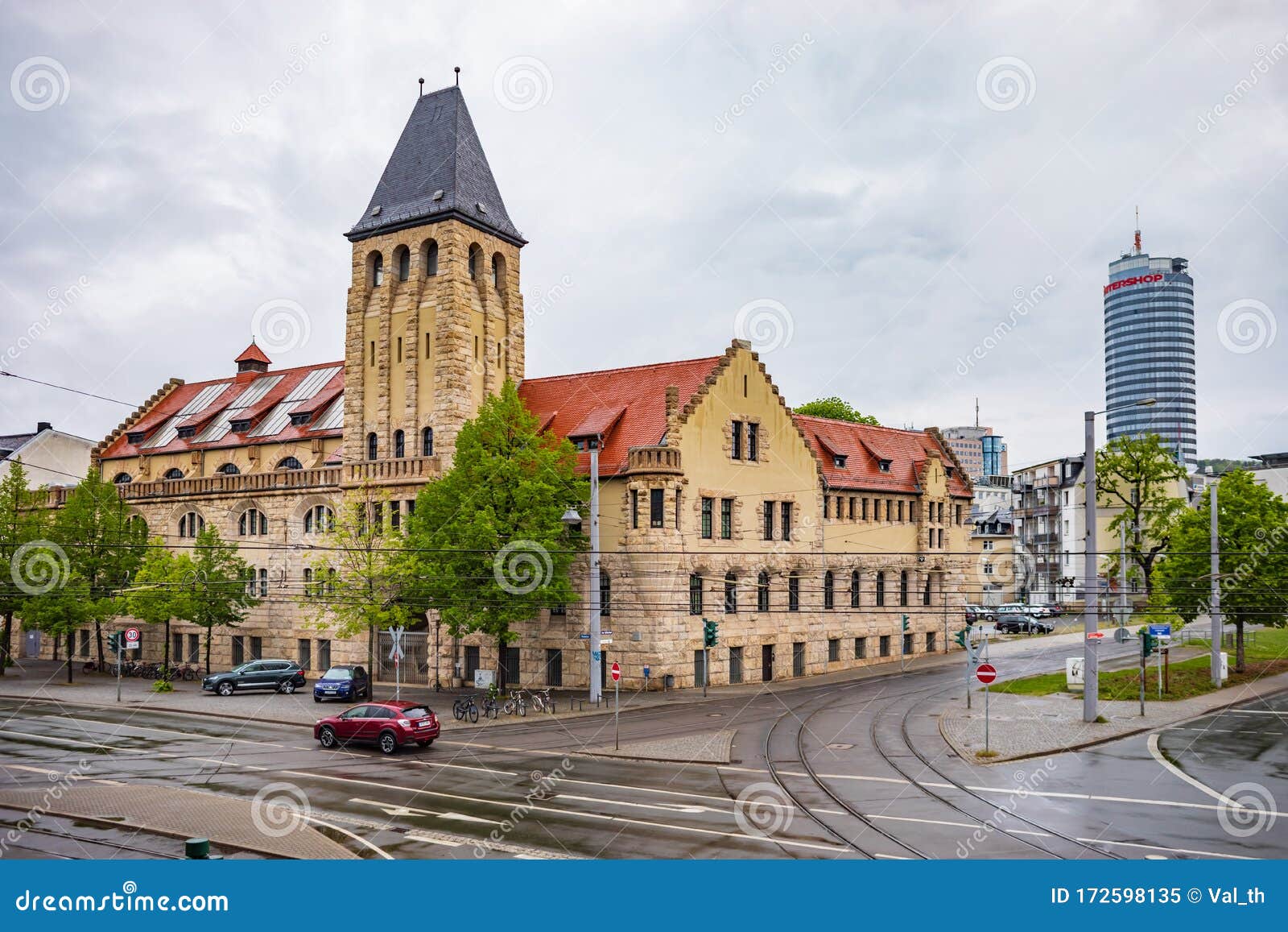 Townscape of Jena in Thuringia Editorial Image - Image of square ...