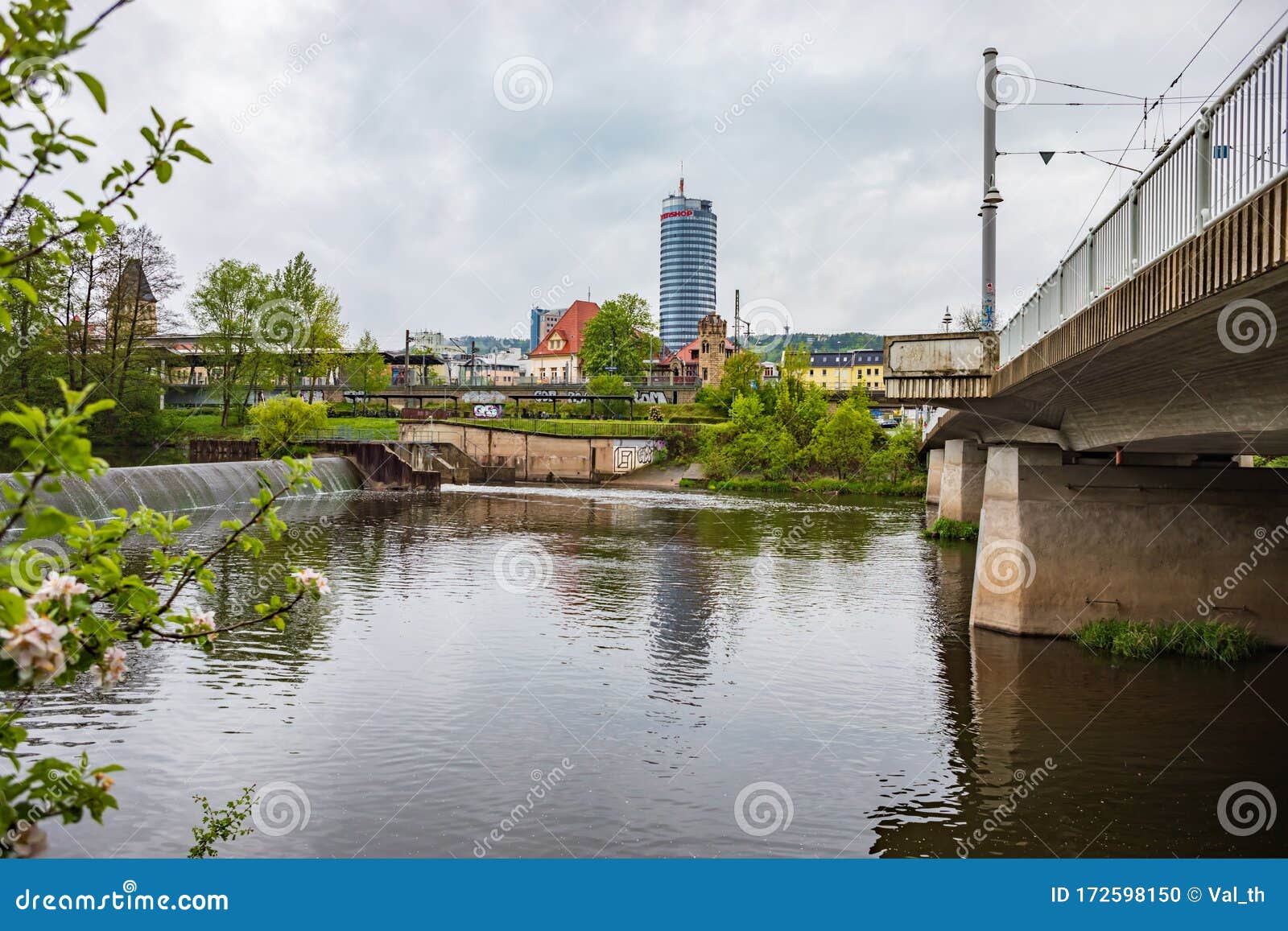 Townscape of Jena in Thuringia Editorial Image - Image of cities ...
