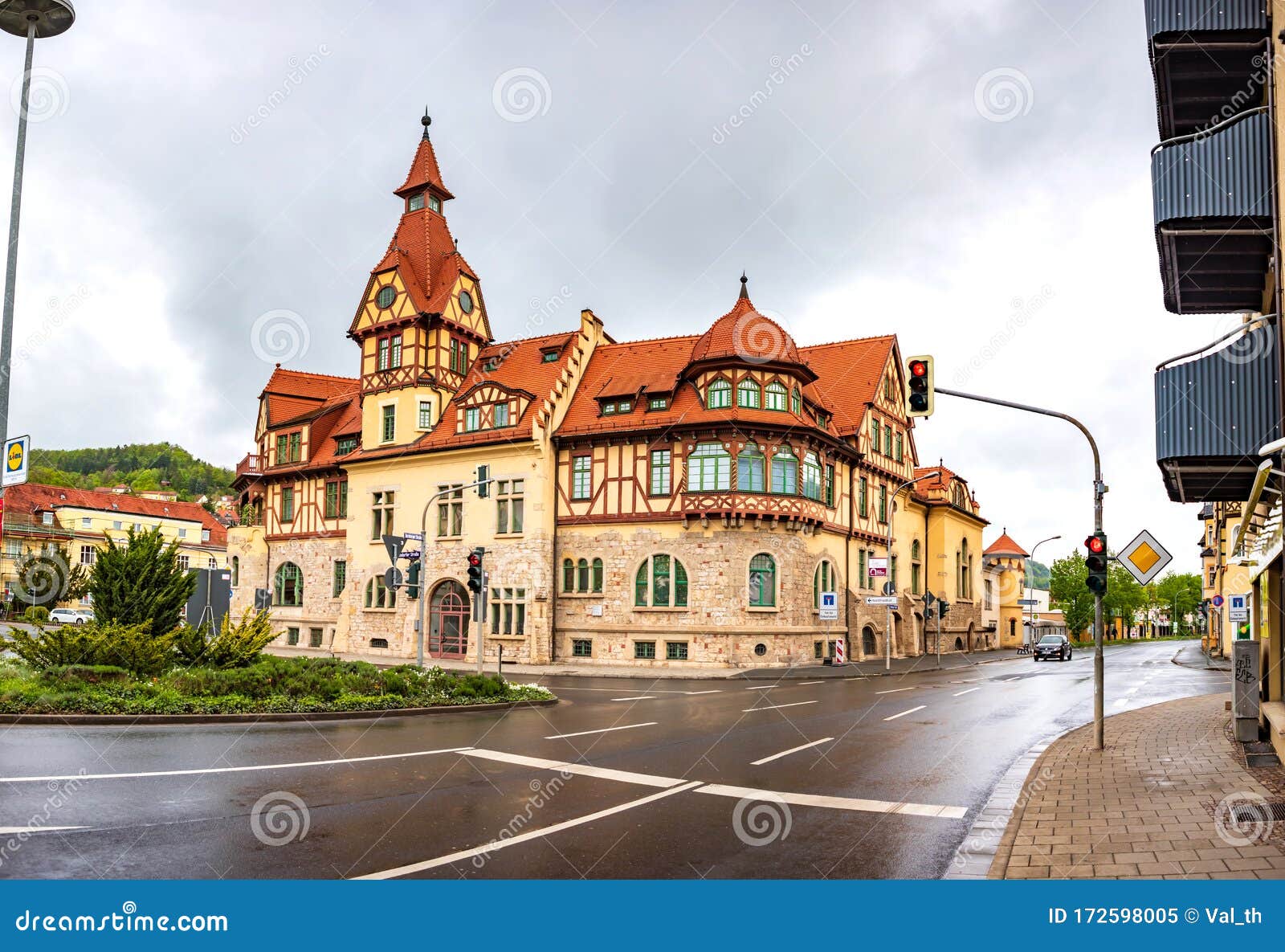 Townscape of Jena in Thuringia Editorial Image - Image of building ...