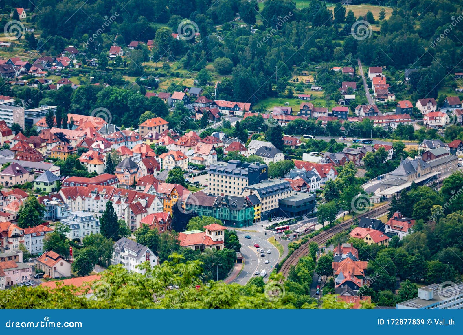 Townscape of Suhl in Thuringia Editorial Stock Image - Image of region ...