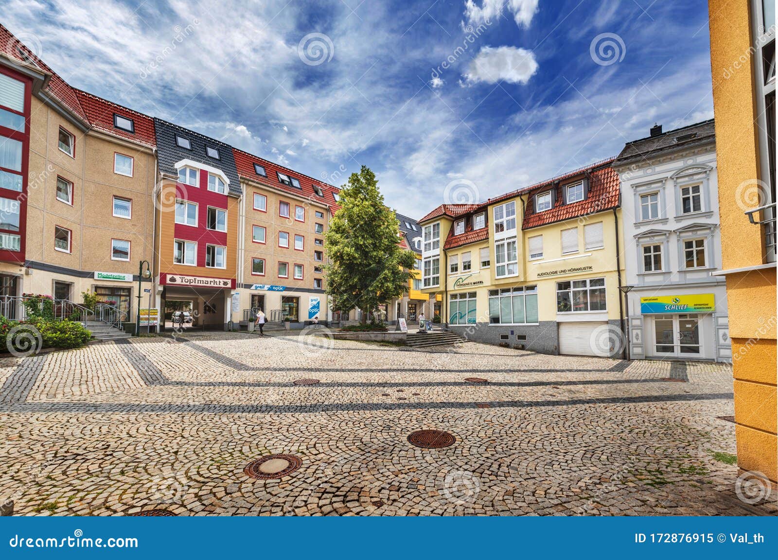 Townscape of Suhl in Thuringia Editorial Image - Image of landscape ...