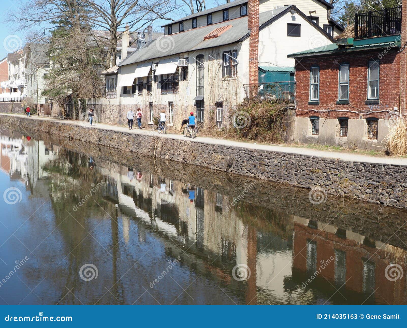 The Towpath Along the Canal is a Popular Place To Take a Walk ...