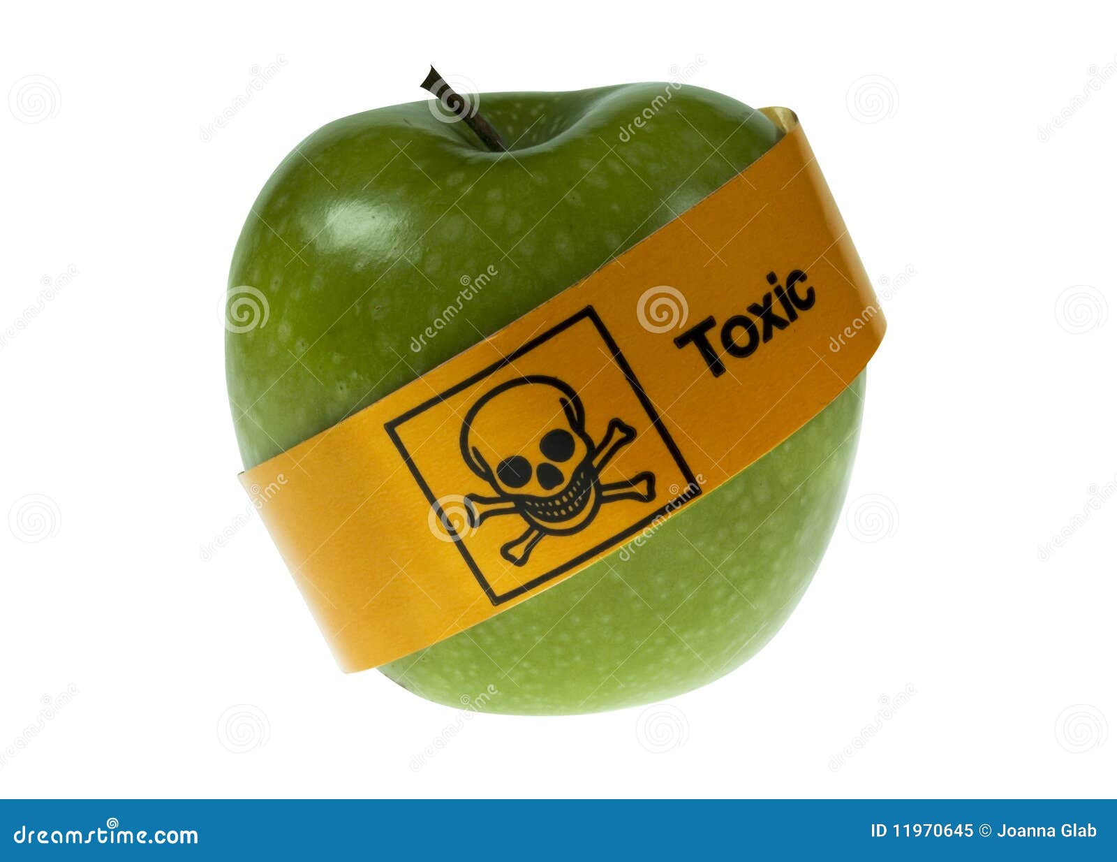 Toxic apple stock image. Image of pesticides, orange - 11970645