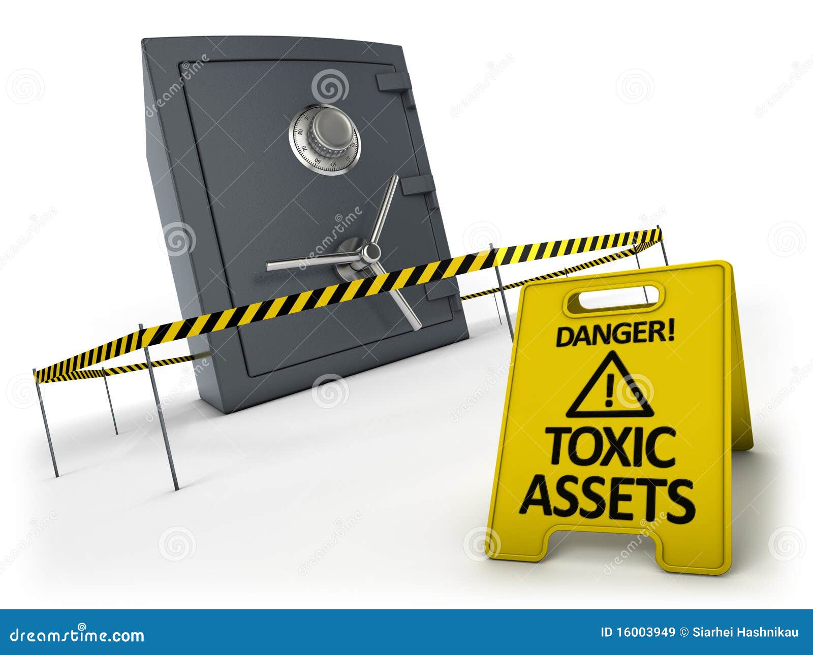 Toxic assets concept stock illustration. Illustration of armored - 16003949