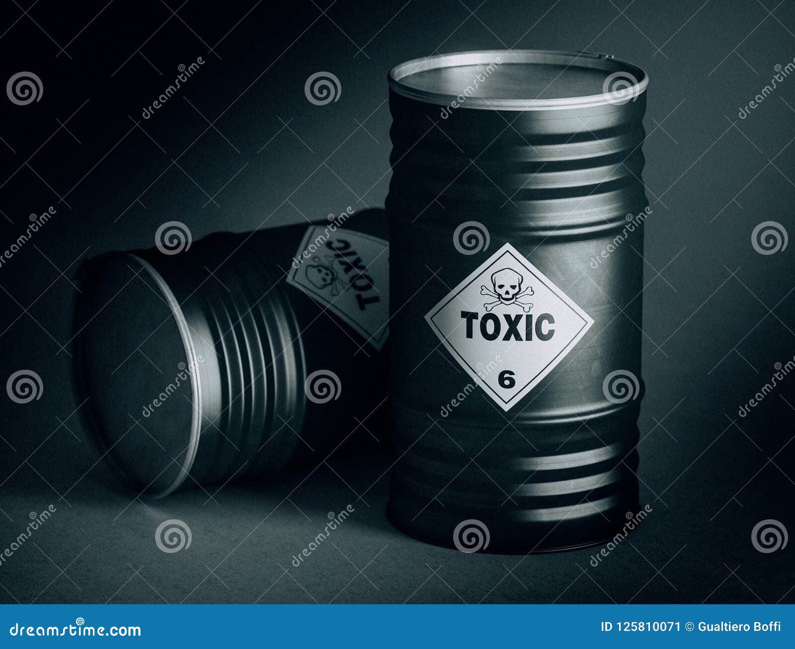 Toxic Barrel Stock Illustration | CartoonDealer.com #13317091