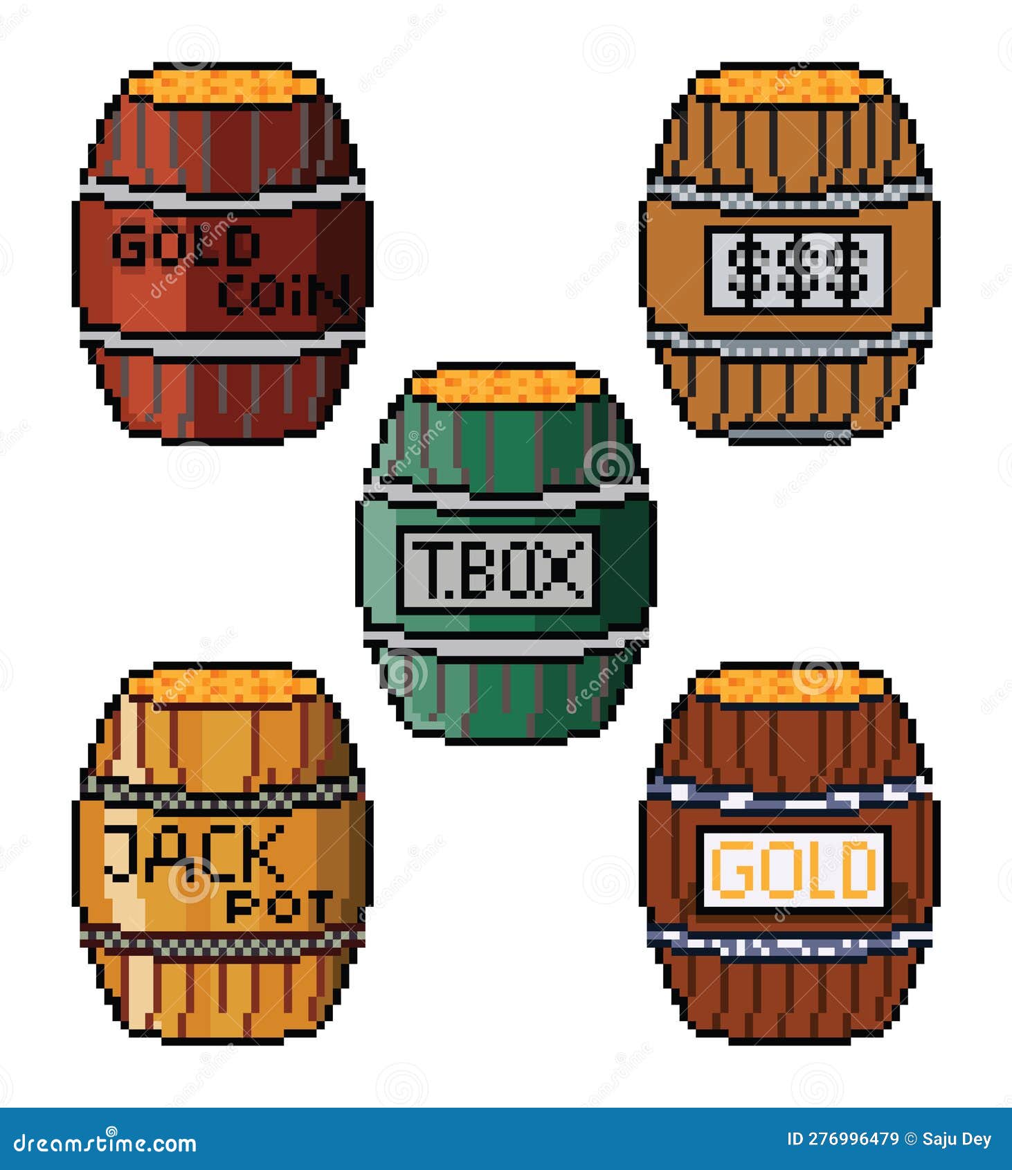 Oil Barrel Pixel Art. 8 Bit Cask Petroleum Vector Illustration ...