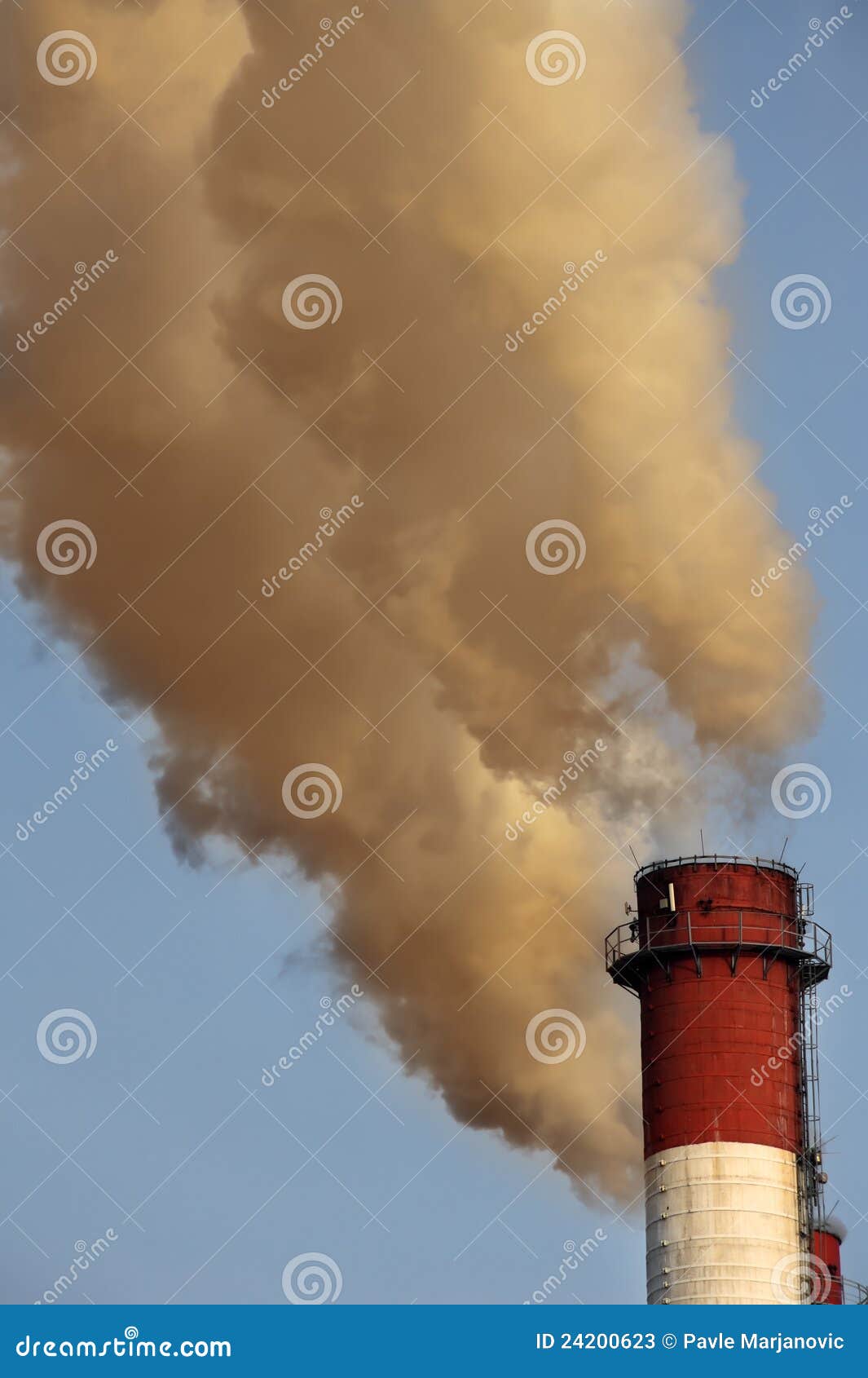 Toxic Cloud from Industrial Chimney Stock Image - Image of atmosphere ...