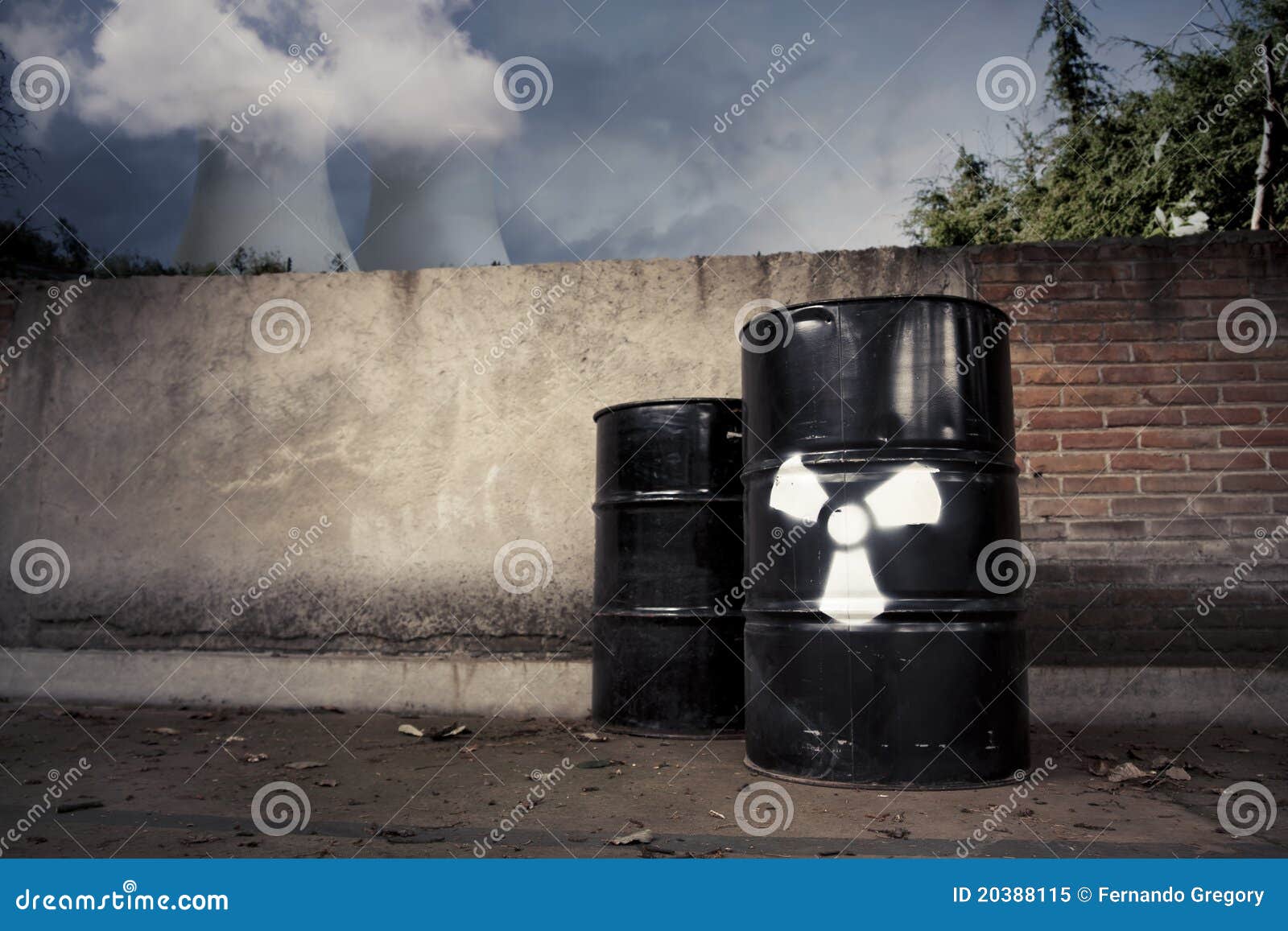 Toxic Nuclear Waste Radioactive Material Illustration Royalty-Free ...