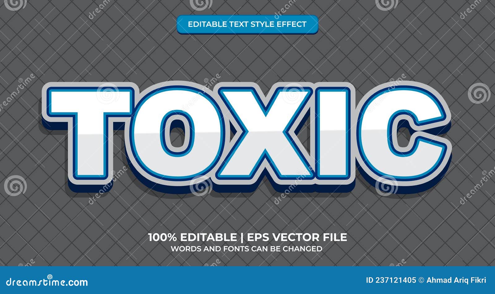 Toxic Editable Text Style Effect. Toxic Text, 3d Editable Text Effect ...