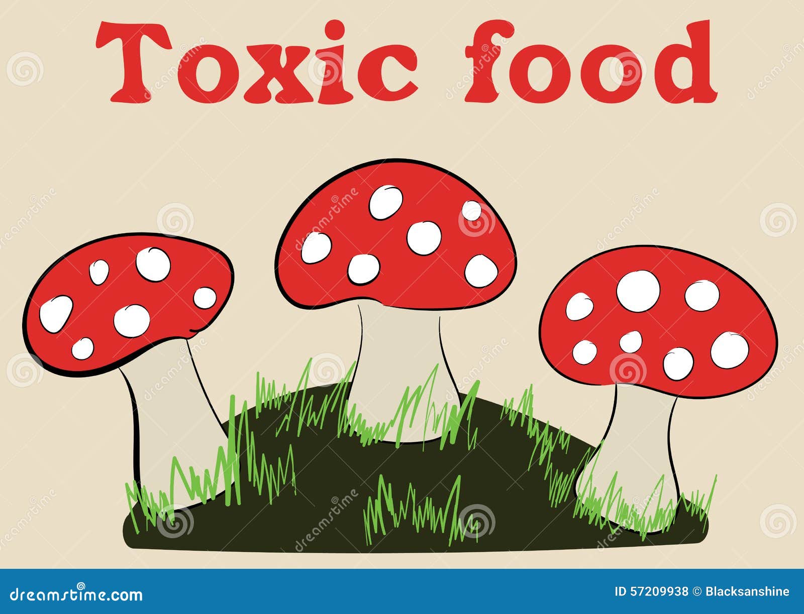 Toxic food stock vector. Illustration of natural, colorful - 57209938