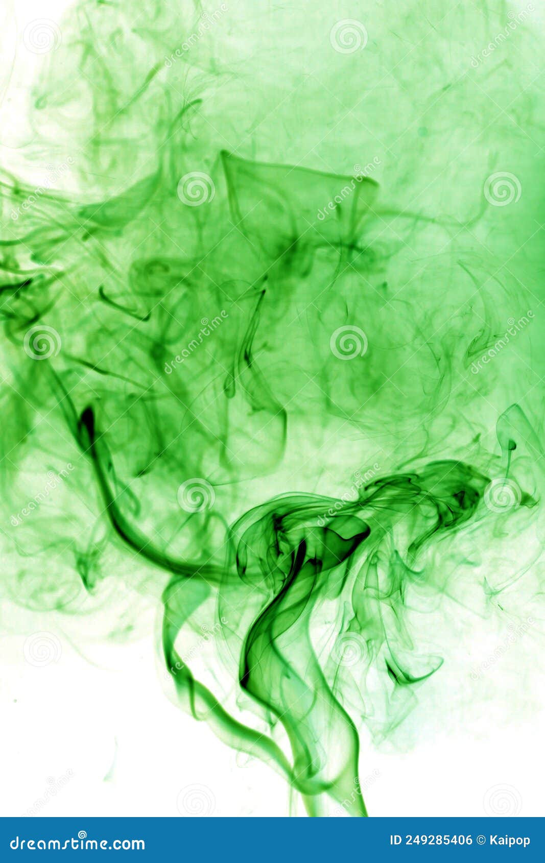 Toxic Fumes Green on a White Background Stock Photo - Image of ...