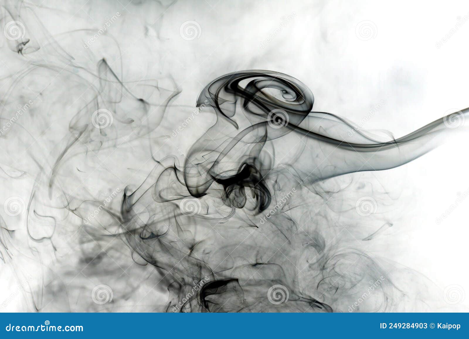 Toxic Fumes Movement on White Background Stock Image - Image of wave ...