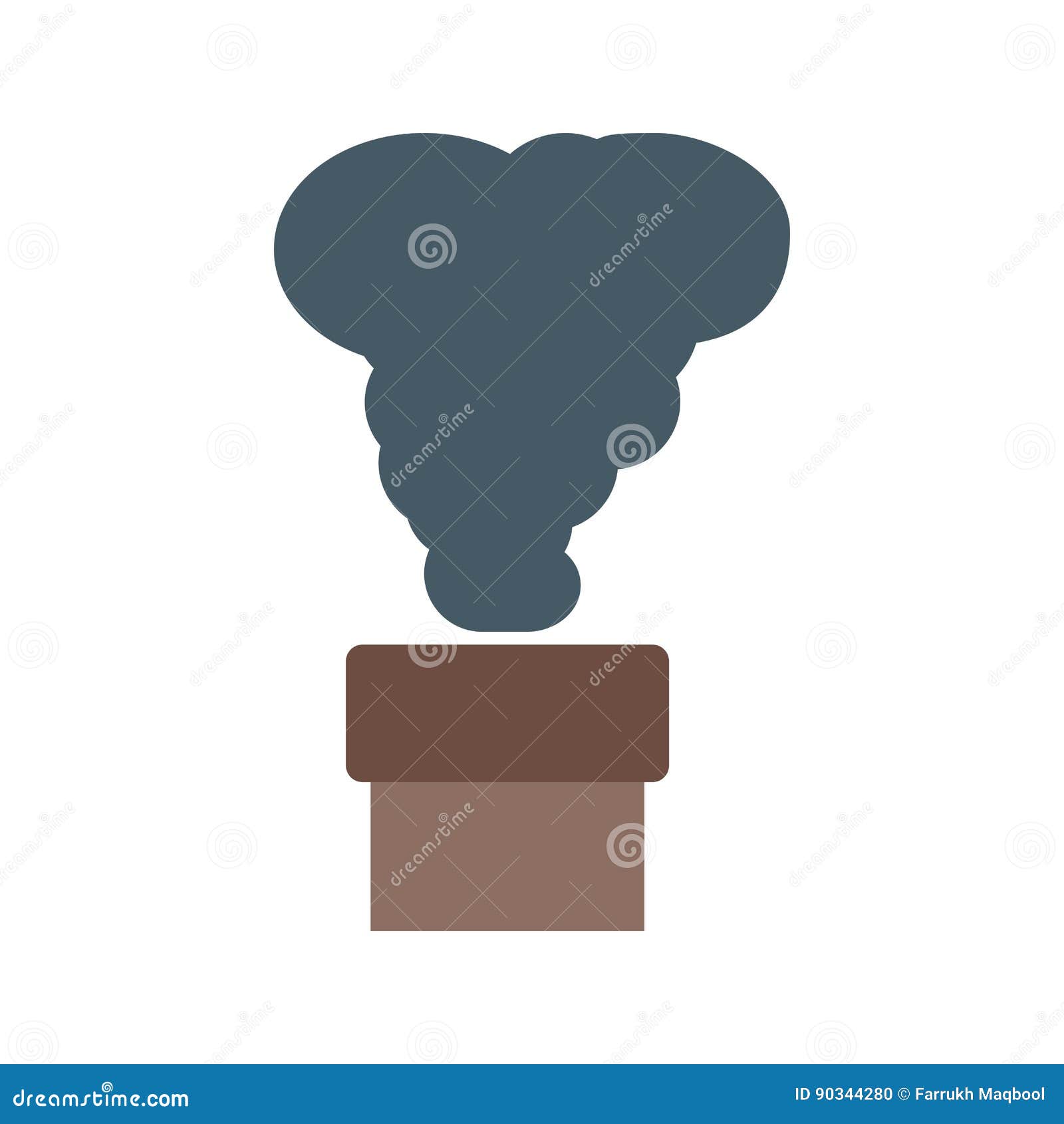 Toxic Fumes Release stock vector. Illustration of toxic - 90344280
