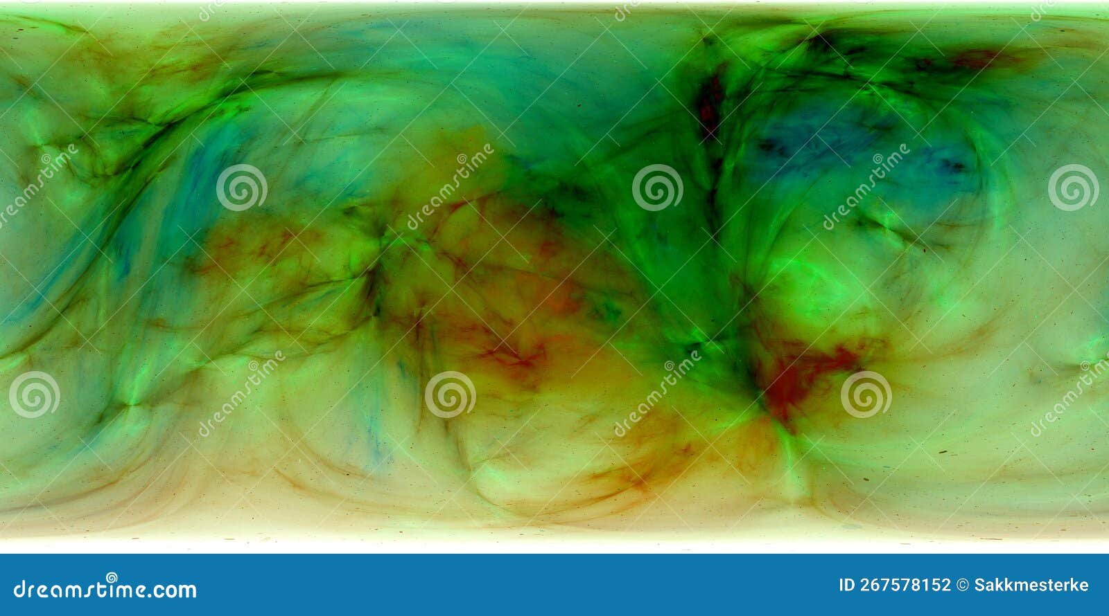 Toxic Green Exoplanet Panoramic Planet Texture Stock Illustration ...