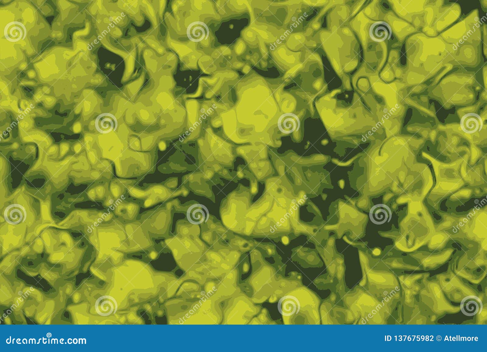 Green Radioactive Sign With Smoke Effect Vector Illustration ...