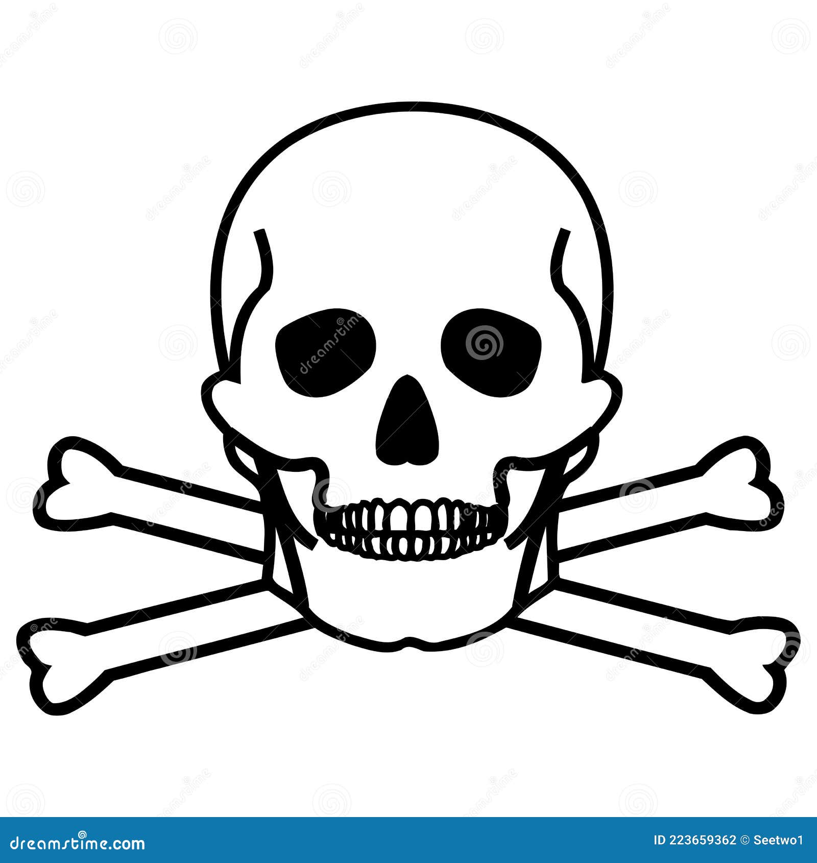 Toxic Material Symbol Sign Isolate on White Background,Vector ...