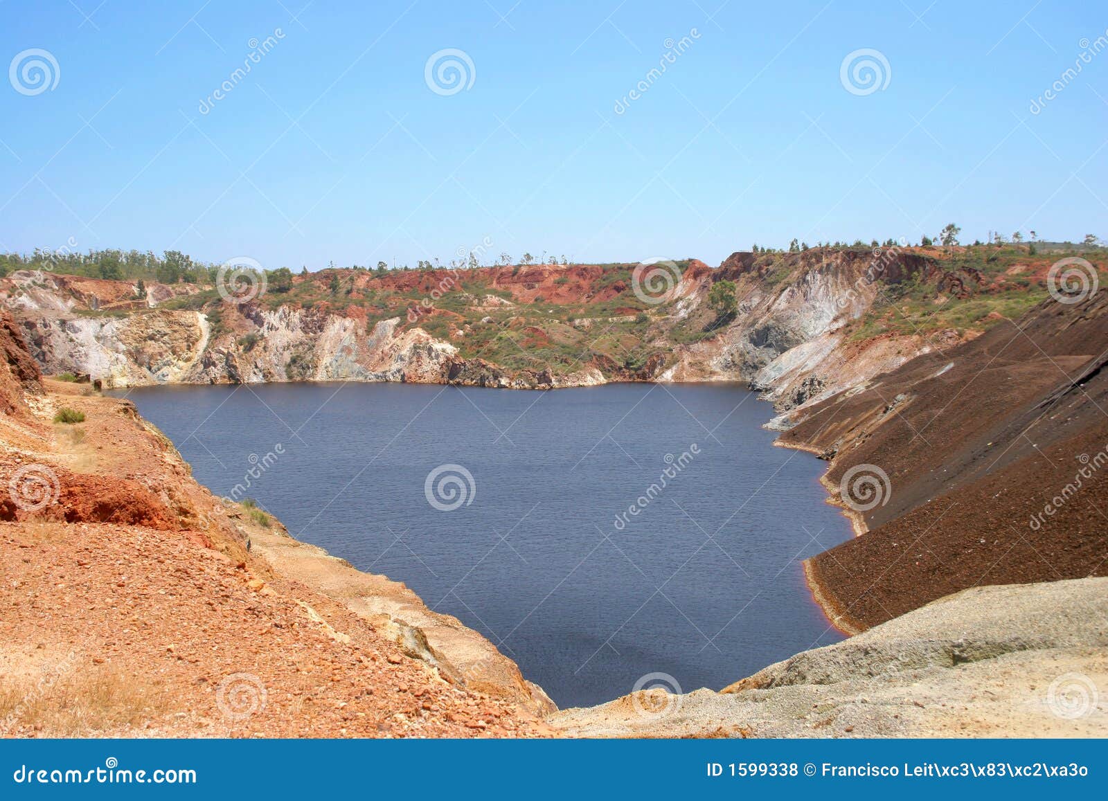 Toxic Pool Next To The Famous Viti Crater, Krafla, Iceland Royalty-Free ...