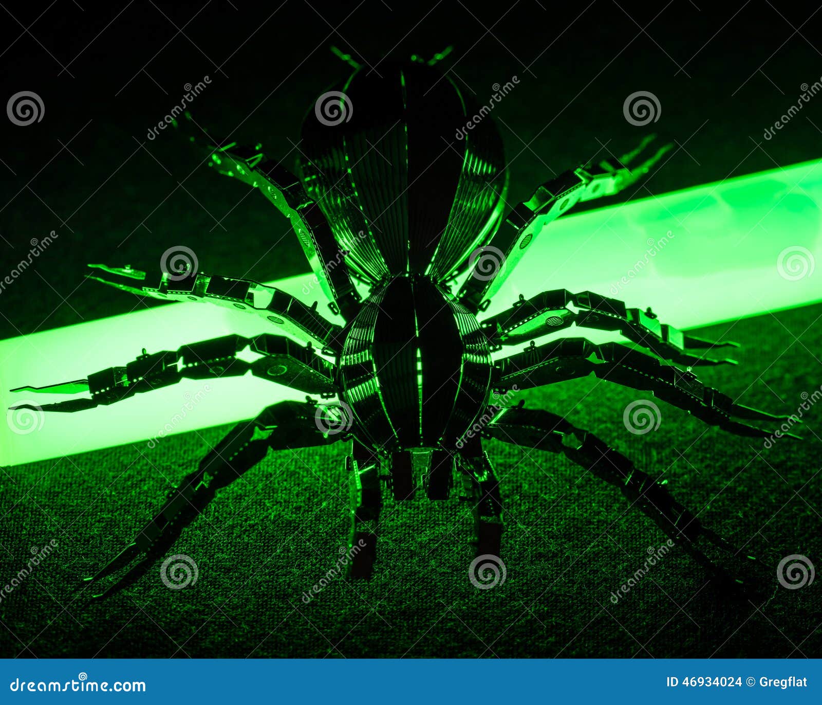 A Toxic and Radioactive Spider Stock Illustration - Illustration of ...