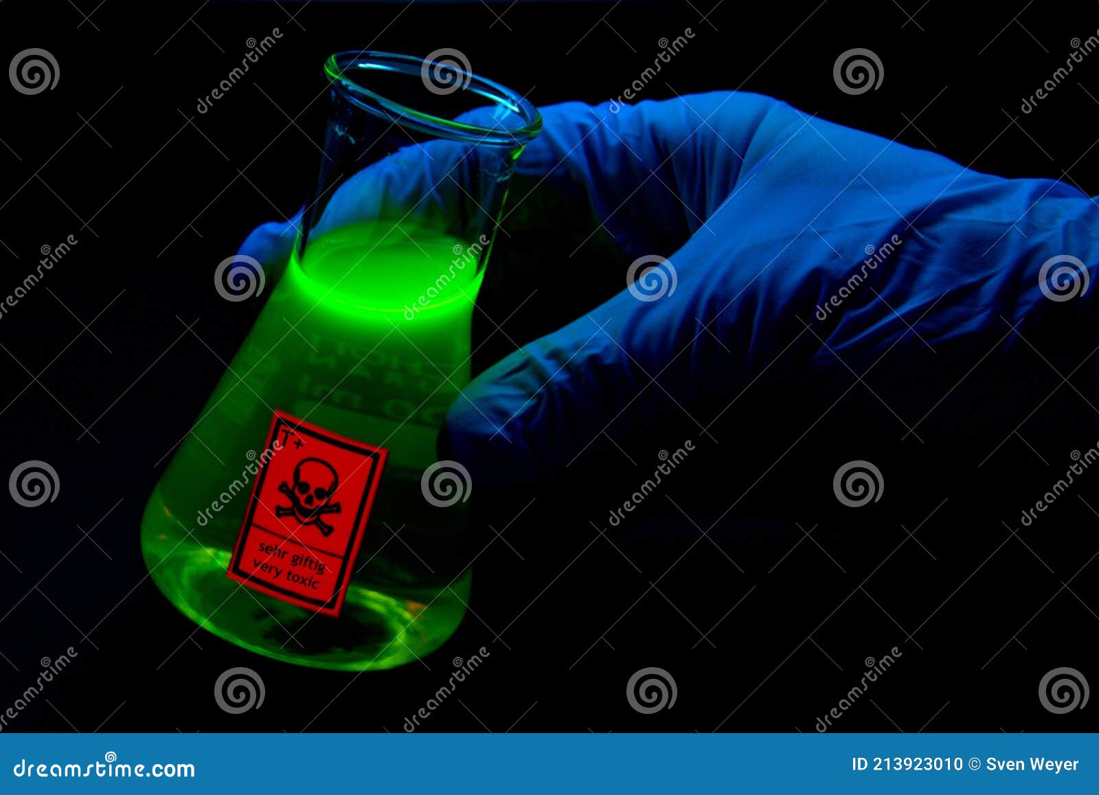 Toxic Sample Hold by a Scientist in a Laboratory - Radioactive ...