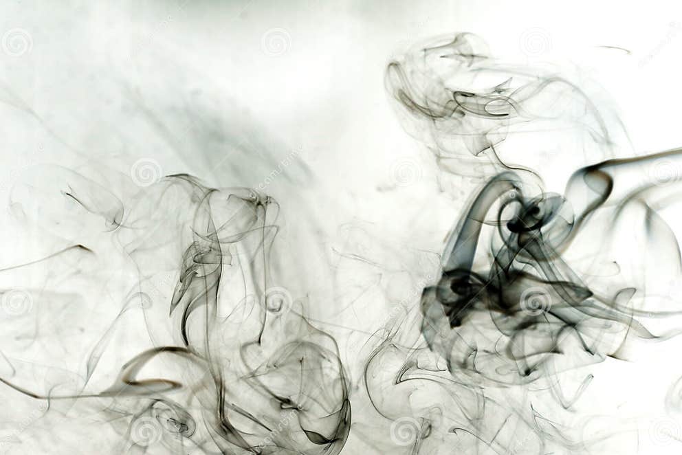 Toxic Smoke on White Background Stock Image - Image of toxic, white ...