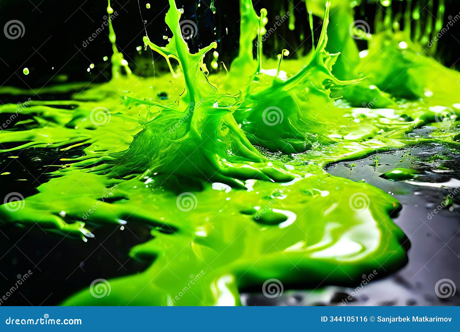 Toxic Splattera Splatter That Forms A Toxic Noxious Liquid Causi ...