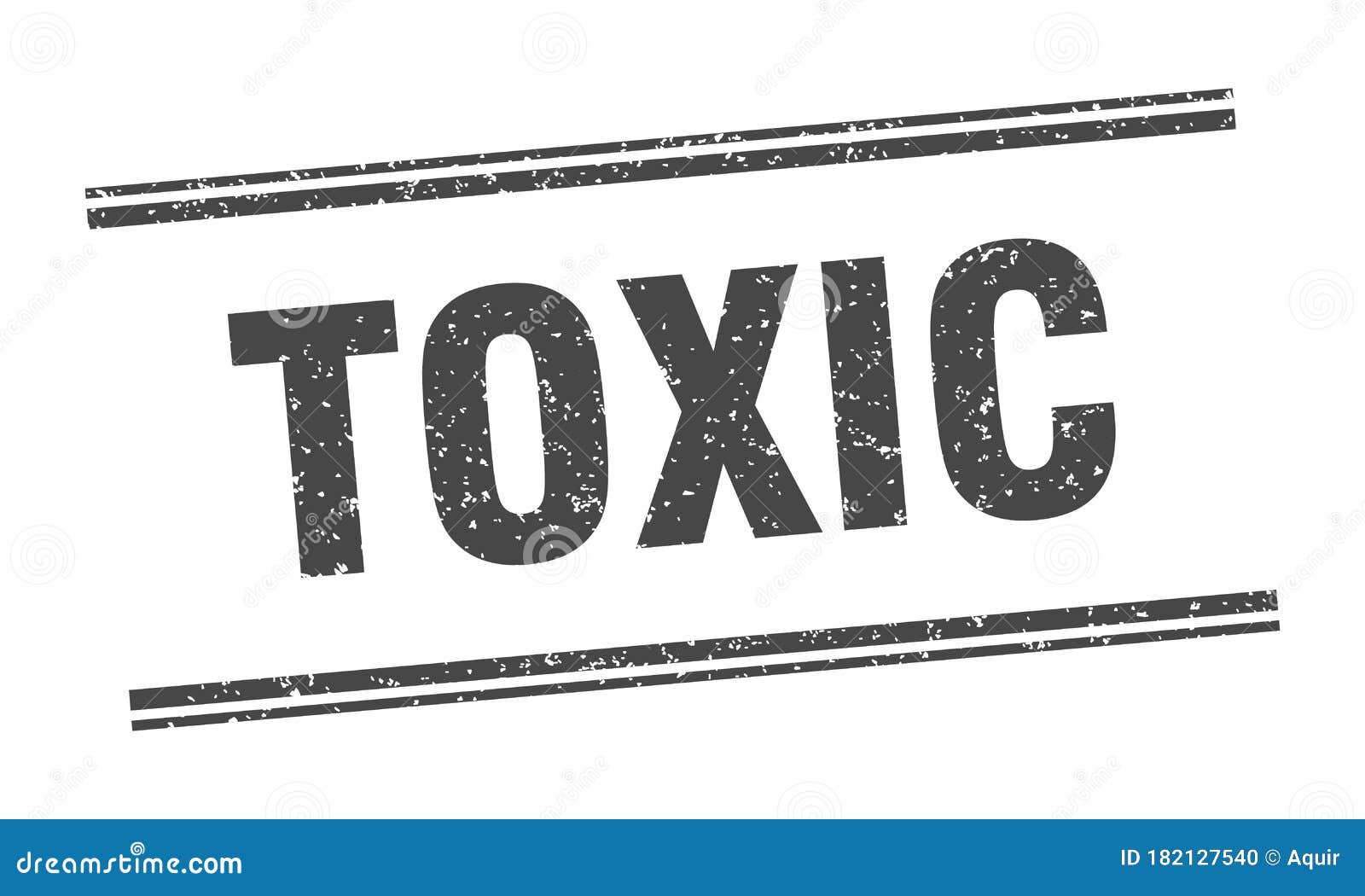 Toxic Stamp. Toxic Square Grunge Sign Stock Vector - Illustration of ...