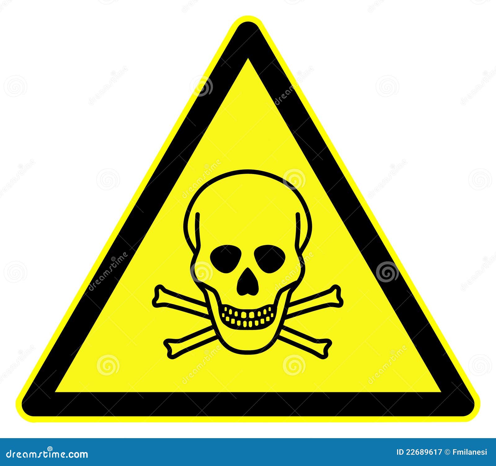 Beware Toxic Chemicals Symbol Sign, Vector Illustration, Isolate On ...
