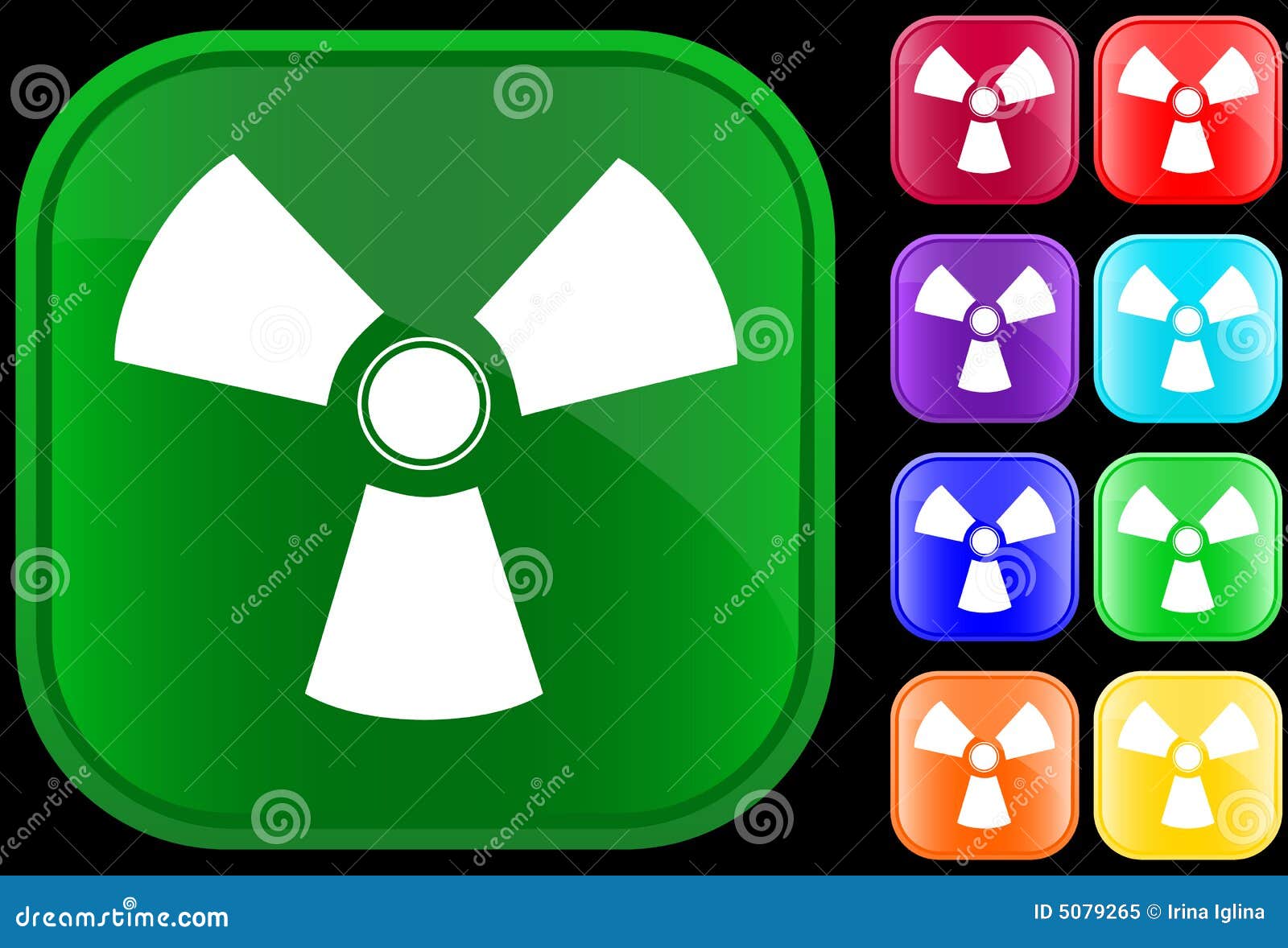 Toxic Symbol Chrome Skull Stock Image | CartoonDealer.com #3880939