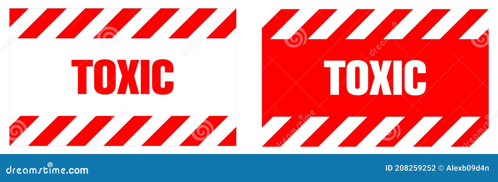 Toxic warning sign. stock vector. Illustration of system - 208259252