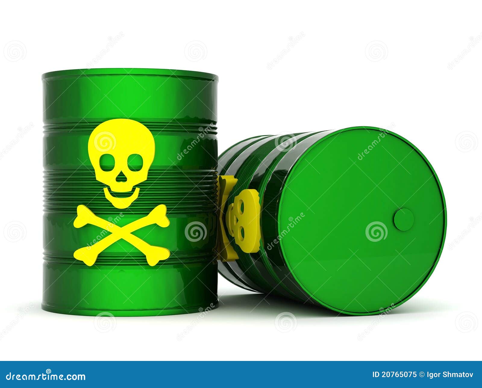 Toxic Waste Barrel Royalty Free Stock Photo - Image: 20765075