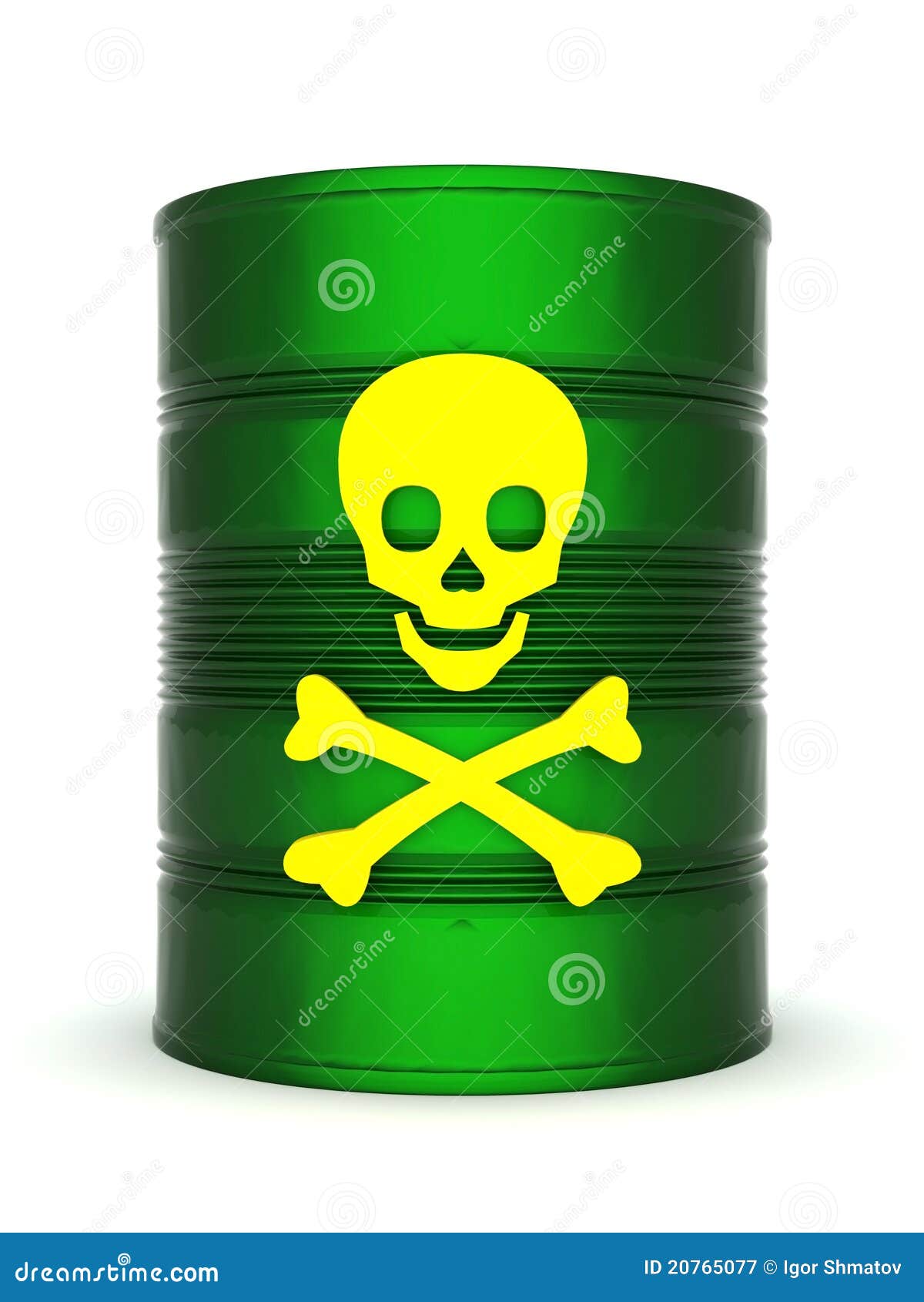 Toxic Waste Barrel Drawing