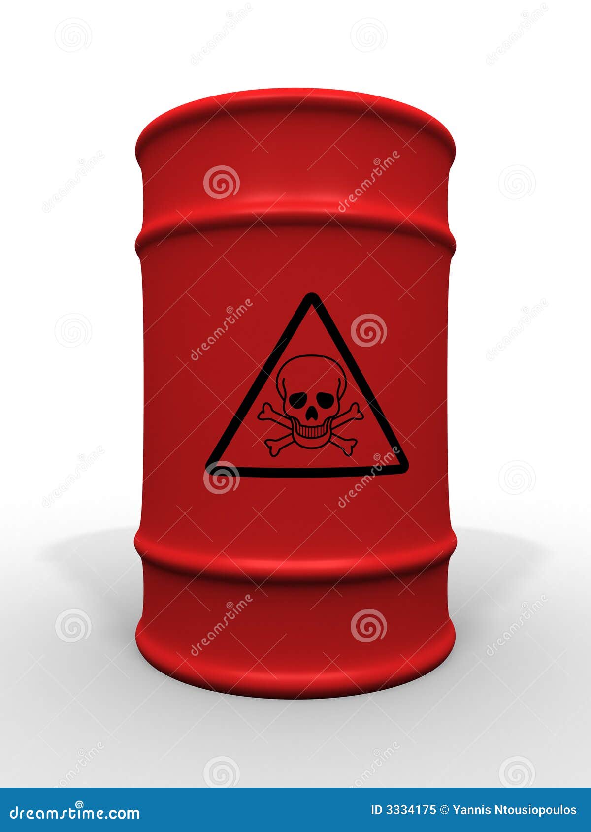 Toxic waste barrel stock illustration. Illustration of alerts - 3334175