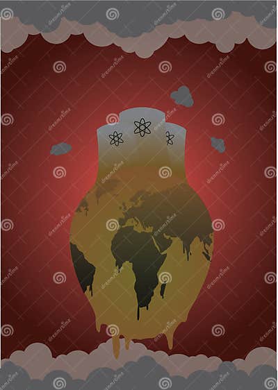 Toxic world stock illustration. Illustration of miserable - 19498499