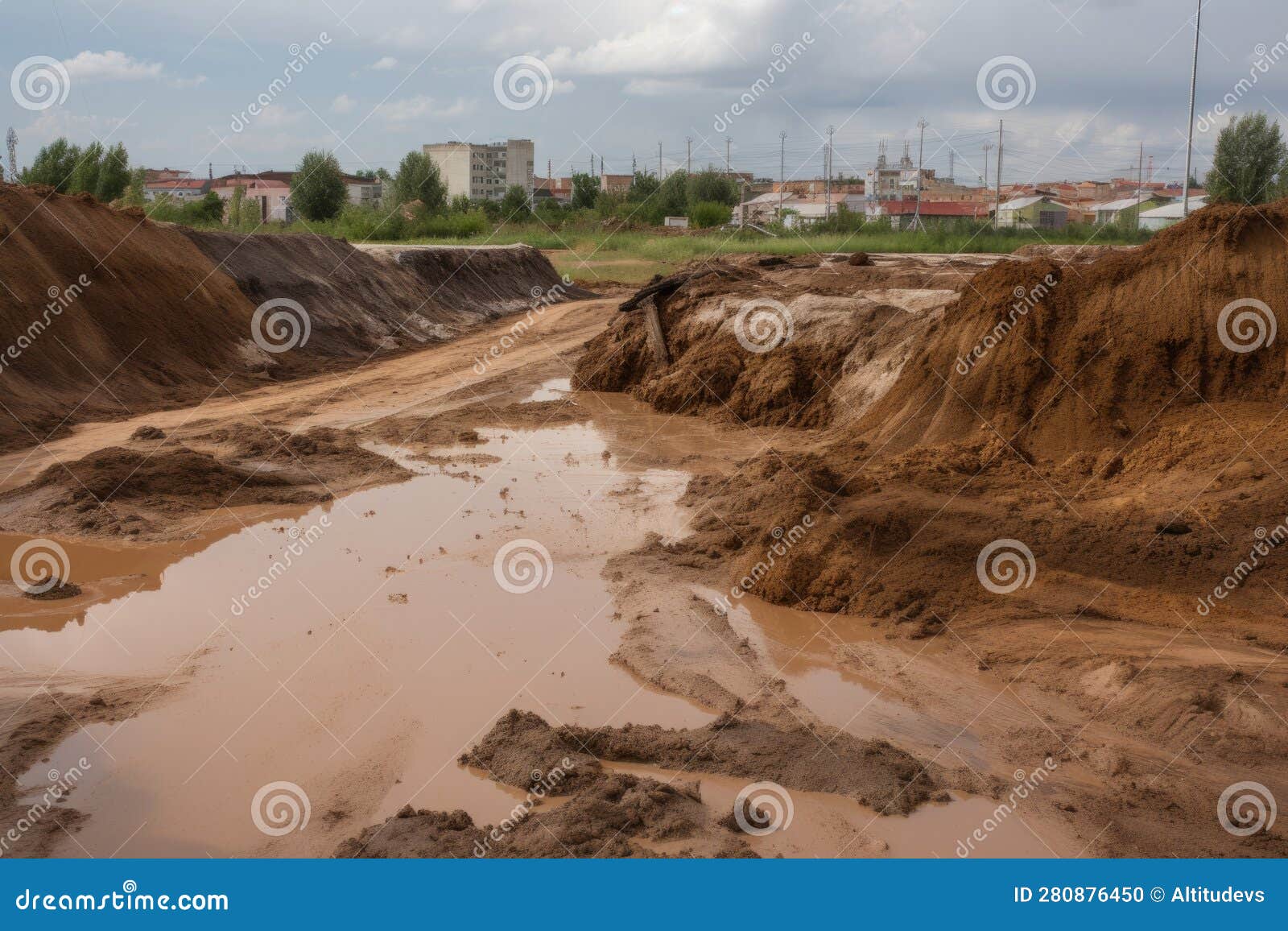 Toxins Leaching Into The Soil And Groundwater From Chemical Dump Site ...