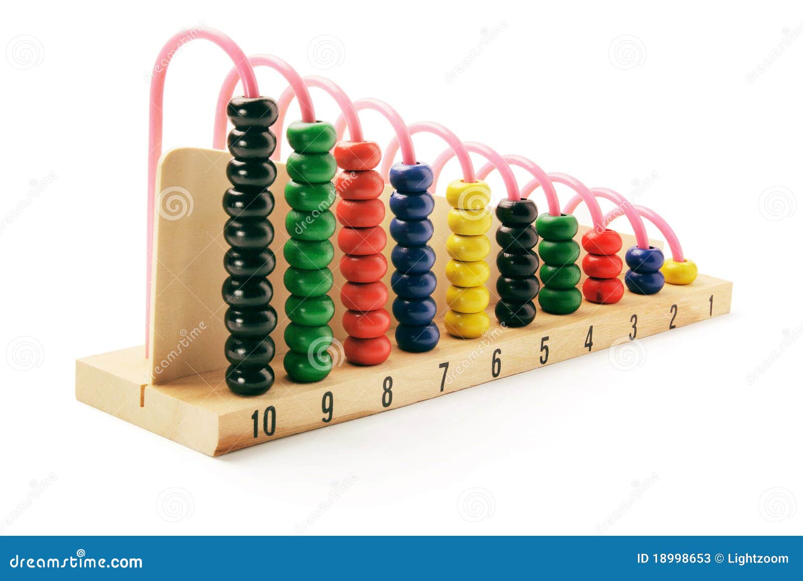 Toy Abacus stock image. Image of colourful, wooden, life - 18998653
