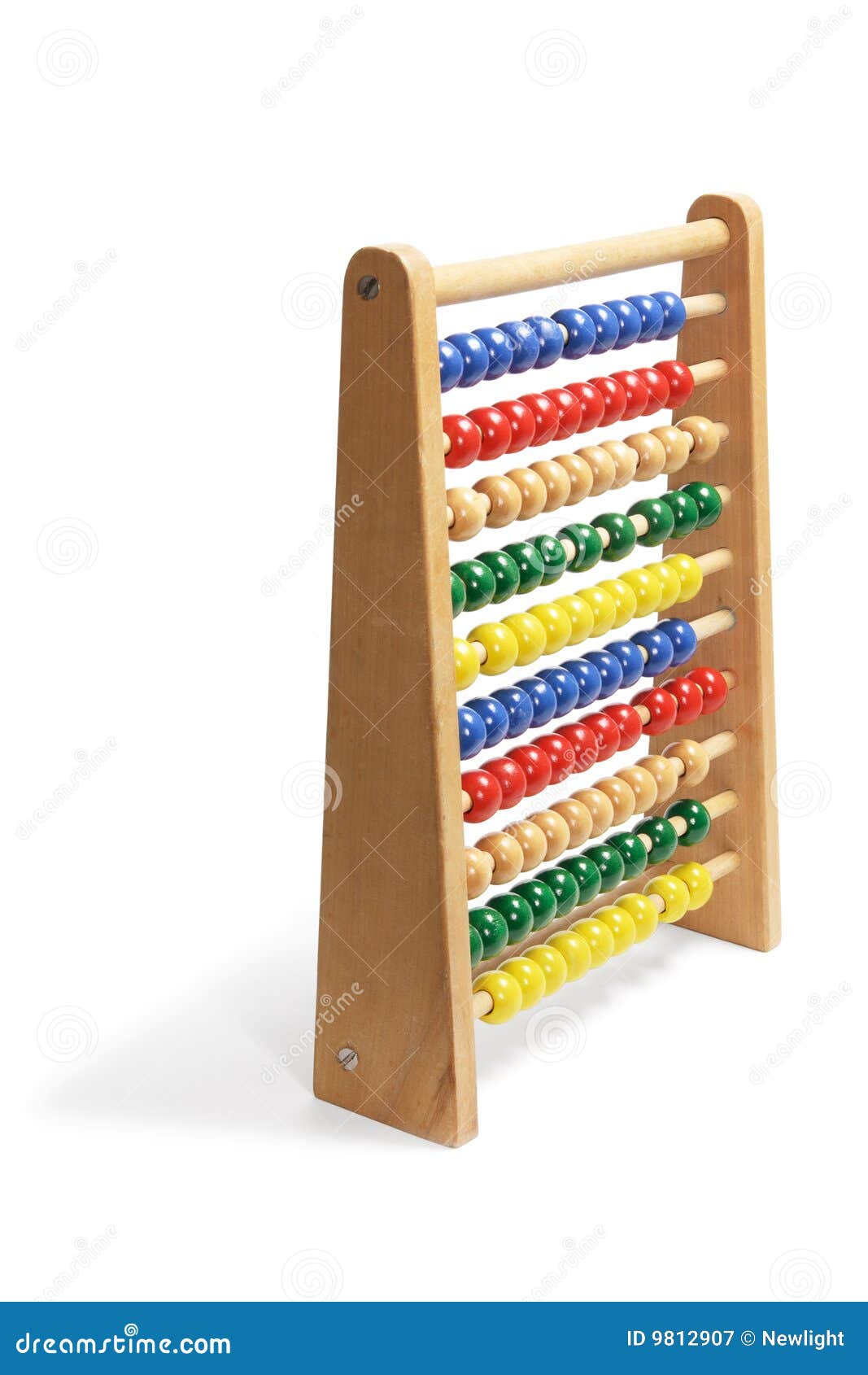 Toy Abacus stock image. Image of shot, arithmetic, education - 9812907