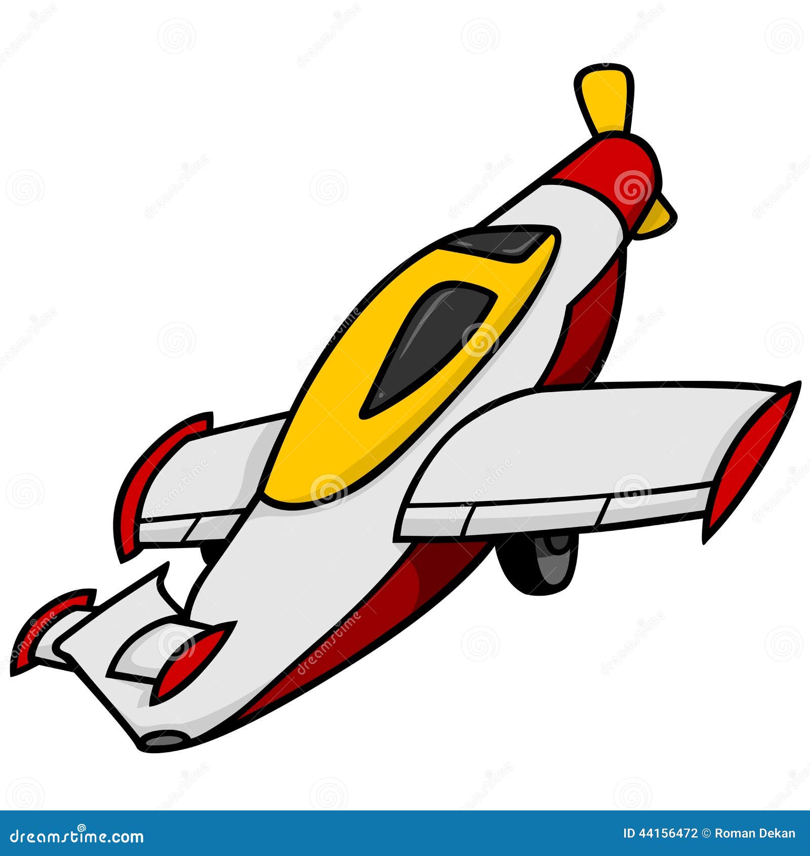 Toy Airplane stock vector. Illustration of vector, aeroplane - 44156472